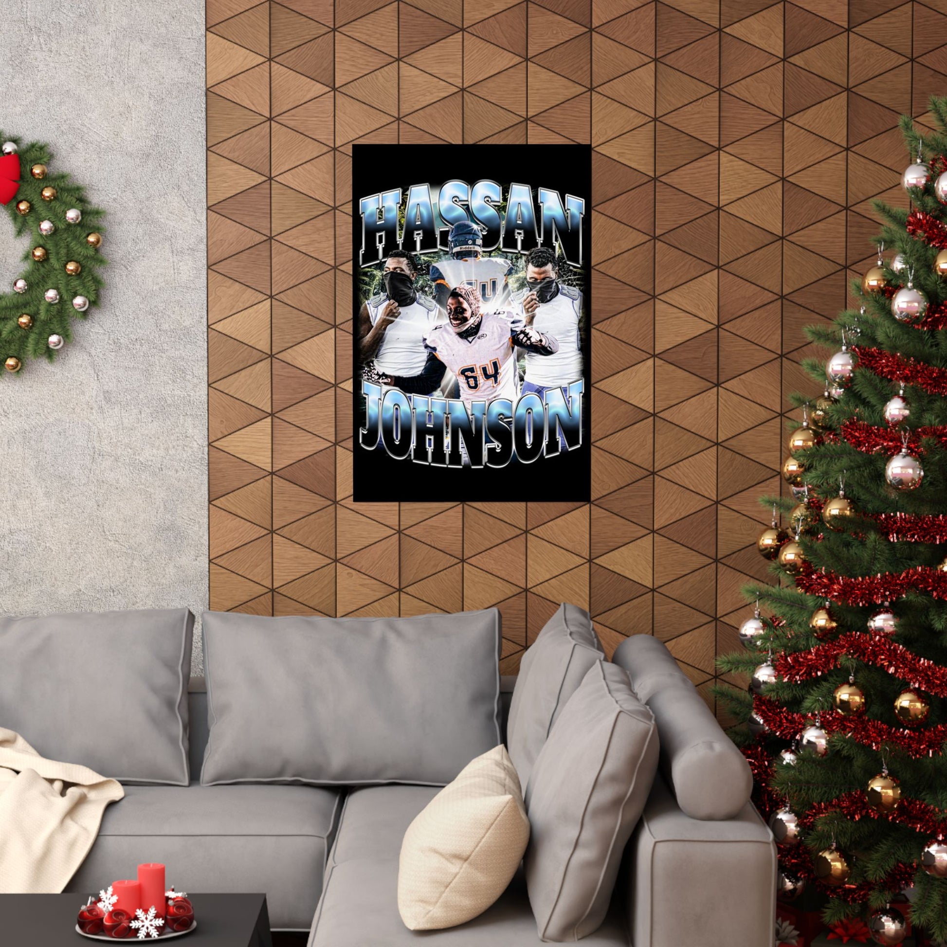 Hassan Johnson Poster 24" x 36" – Hometown Hero