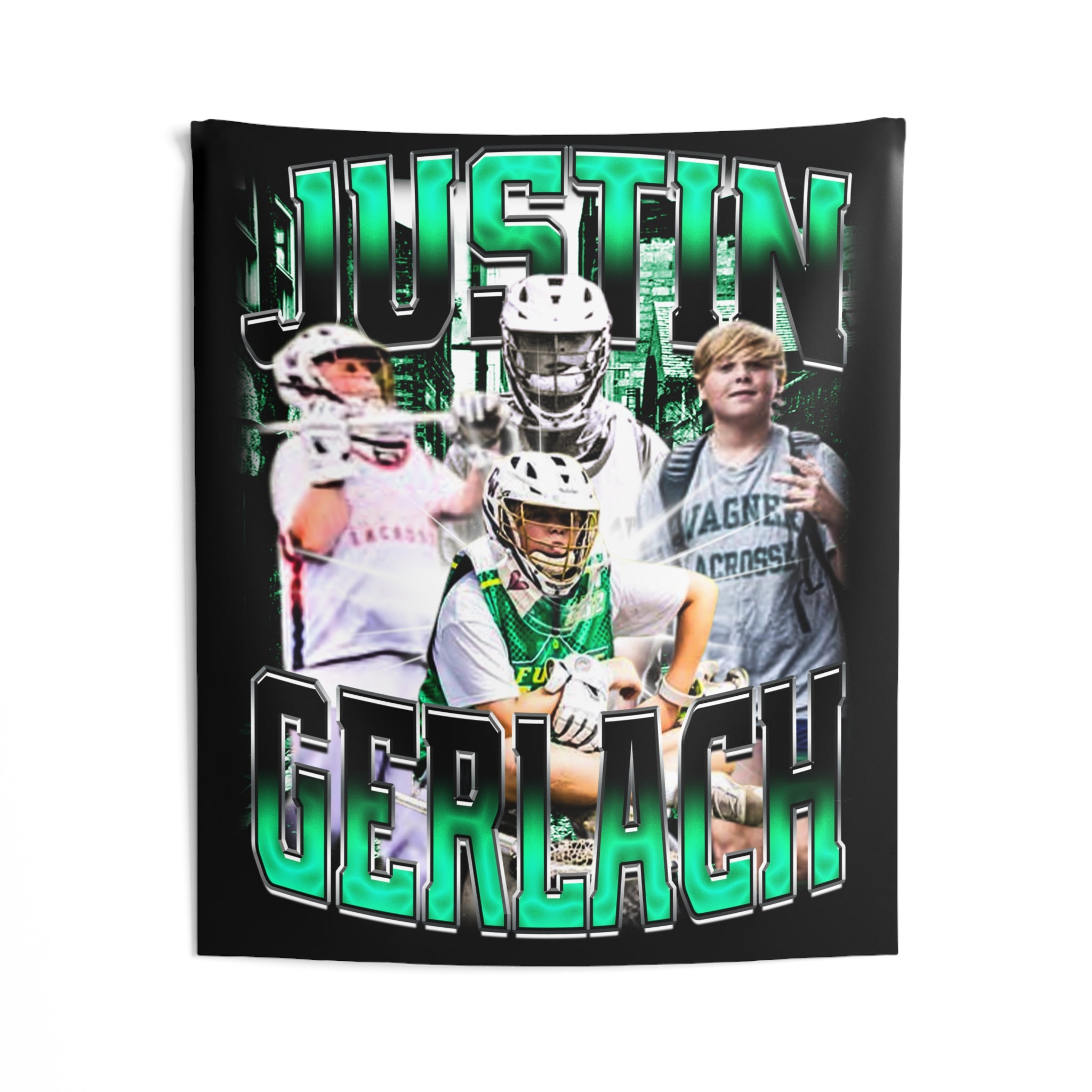Justin Gerlach Tapestry 50” x 60” – Hometown Hero