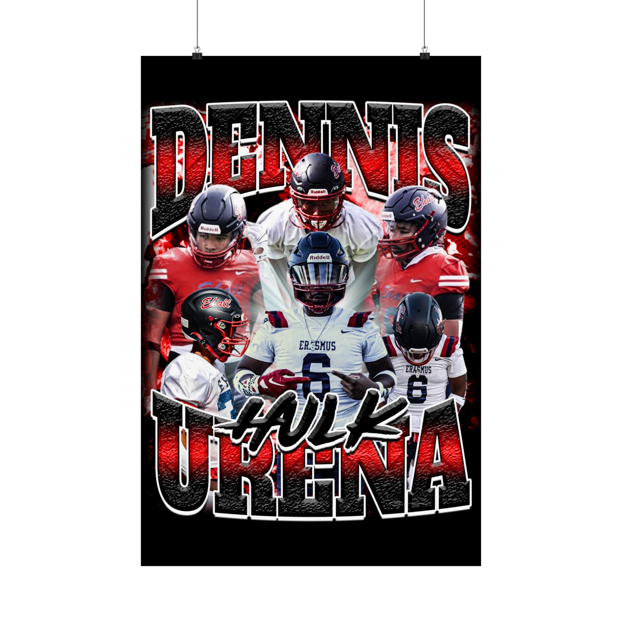 Dennis Urena Poster 24" x 36" – Hometown Hero