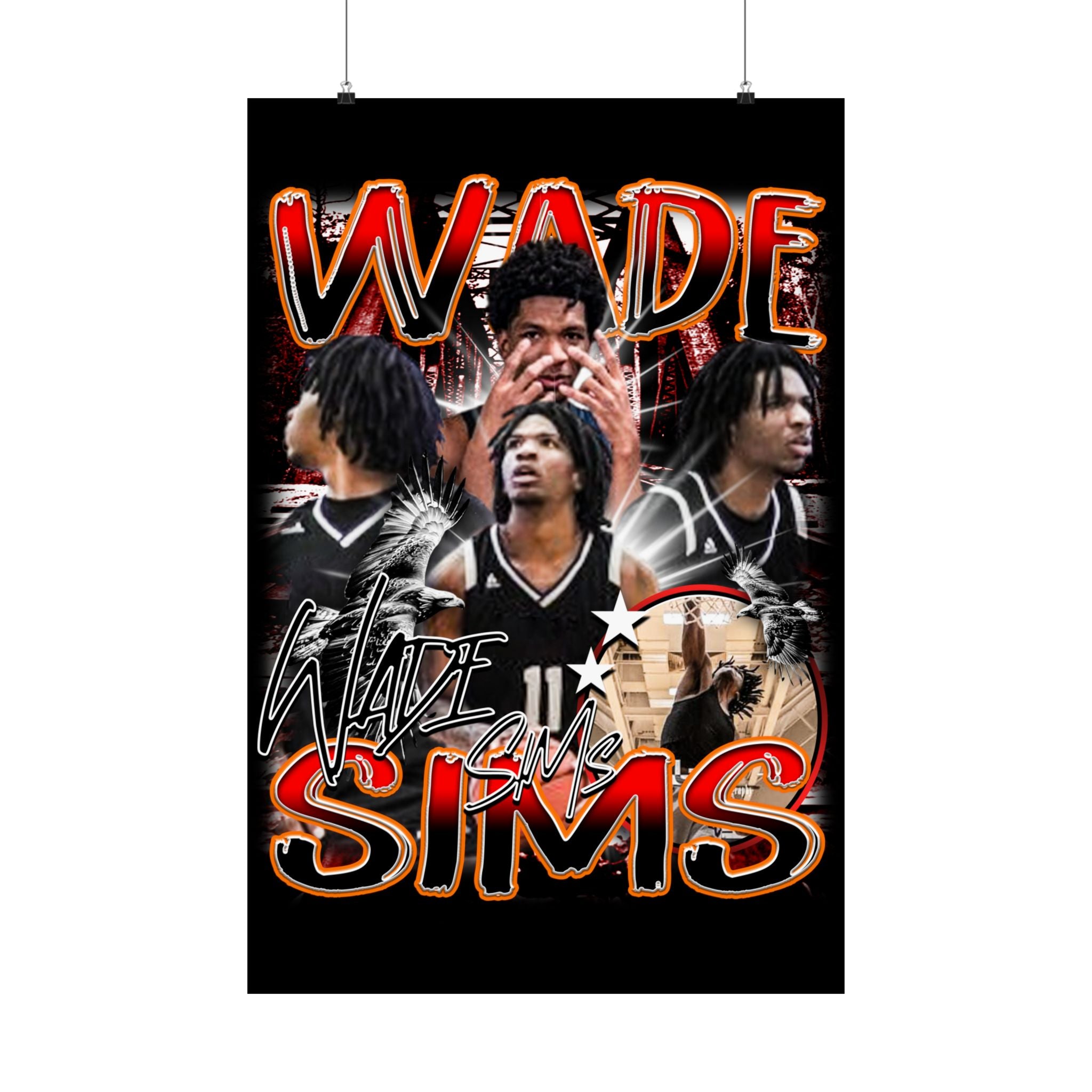 Wade Sims Poster 24" x 36" – Hometown Hero