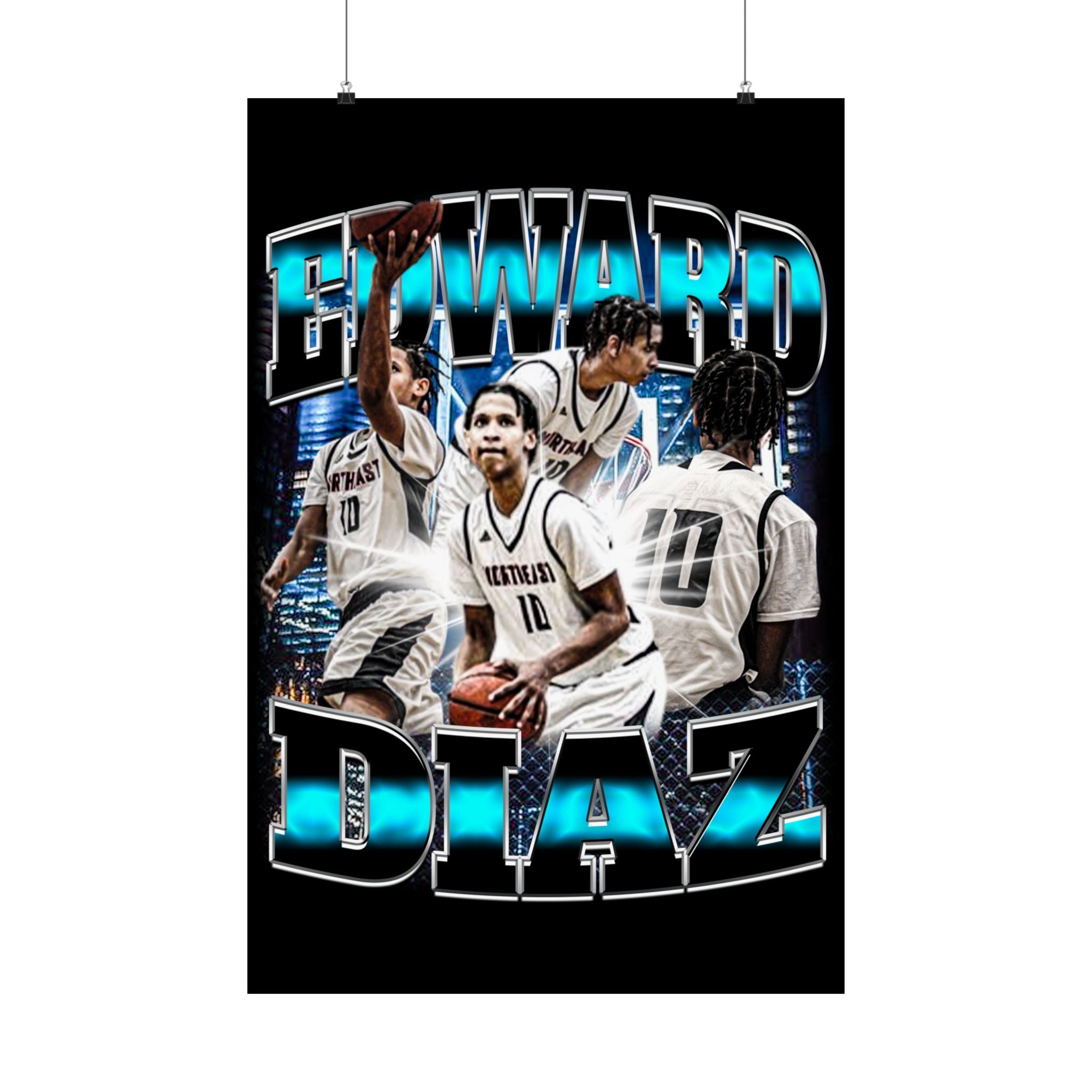 Edward Diaz Poster 24" x 36" – Hometown Hero