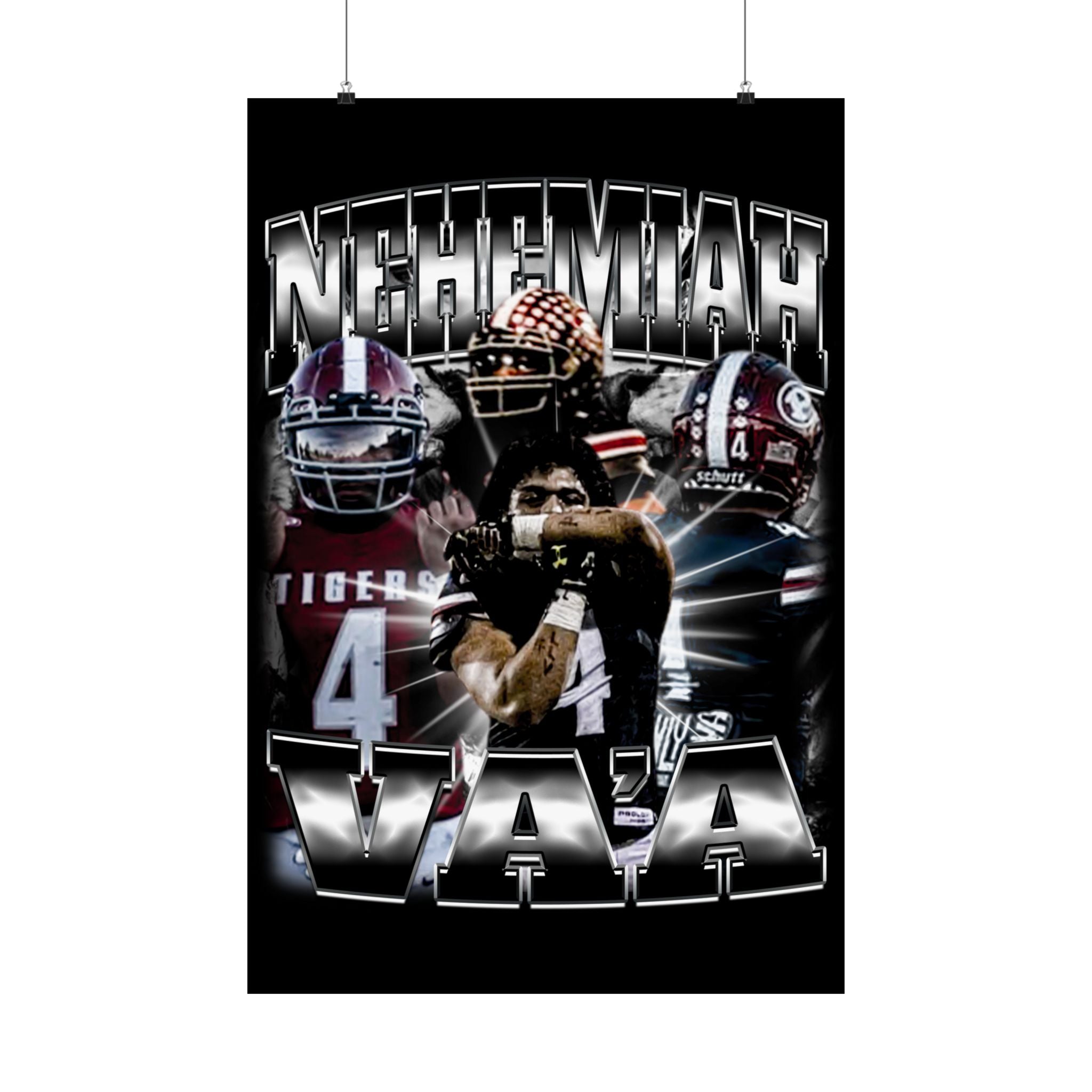 Nehemiah Va'a Poster 24" x 36" – Hometown Hero