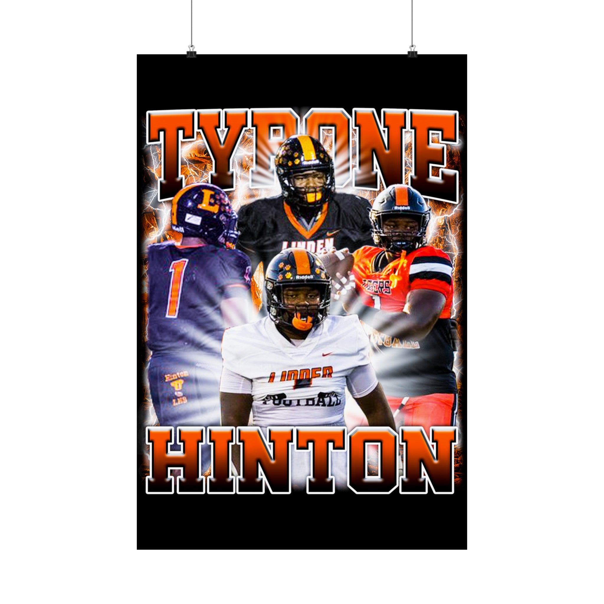 Tyrone Hinton Poster 24" x 36" – Hometown Hero