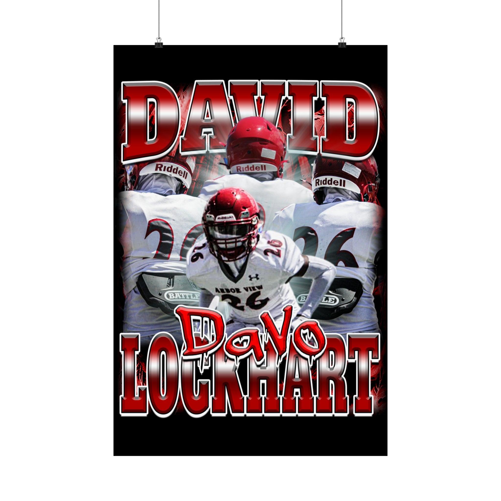 David Lockhart Poster 24" x 36" – Hometown Hero