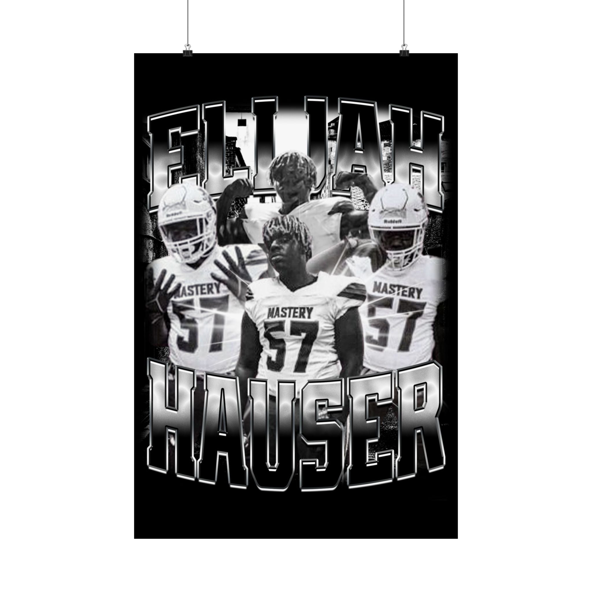 Elijah Hauser Poster 24" x 36" – Hometown Hero