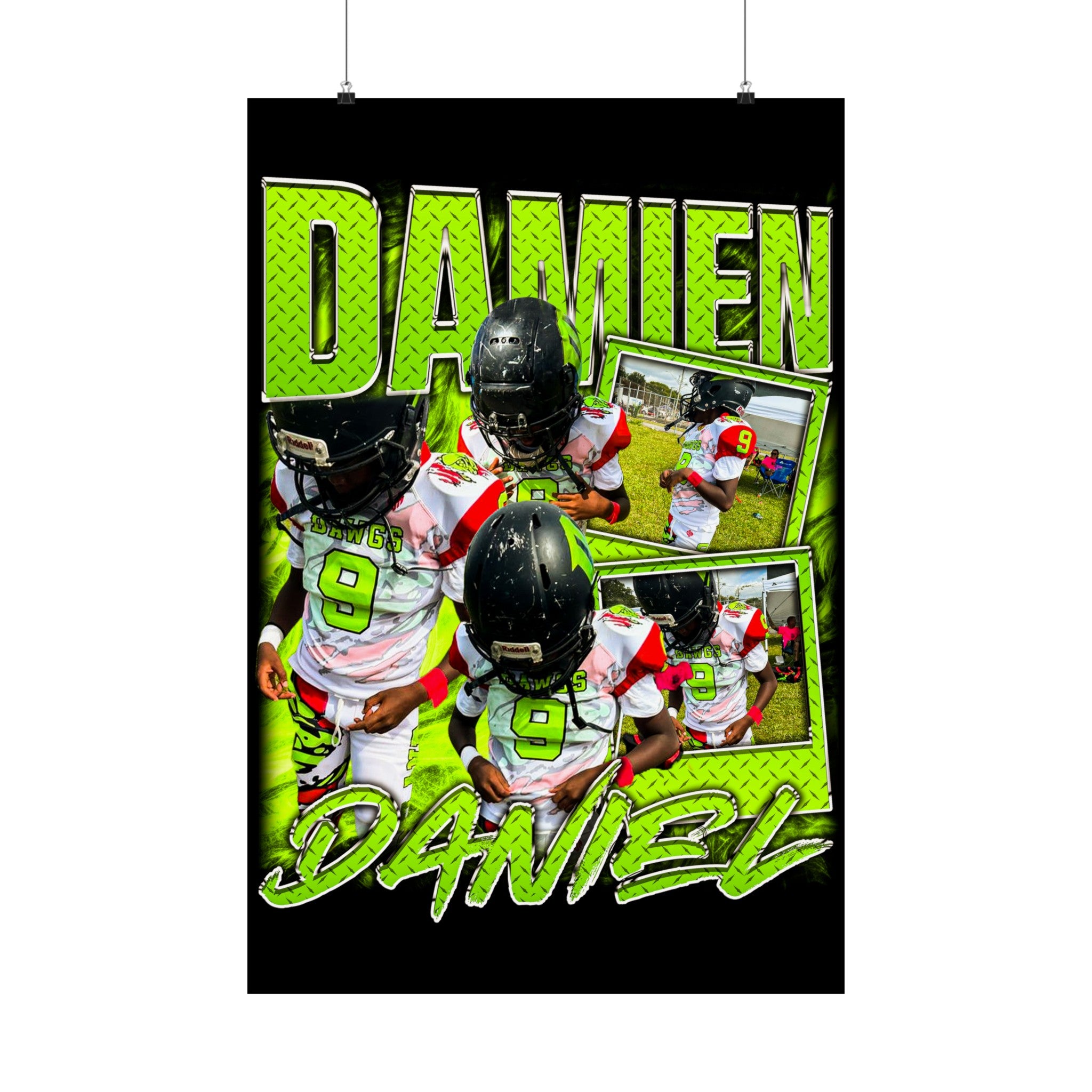 Damien Daniel Poster 24" x 36" – Hometown Hero