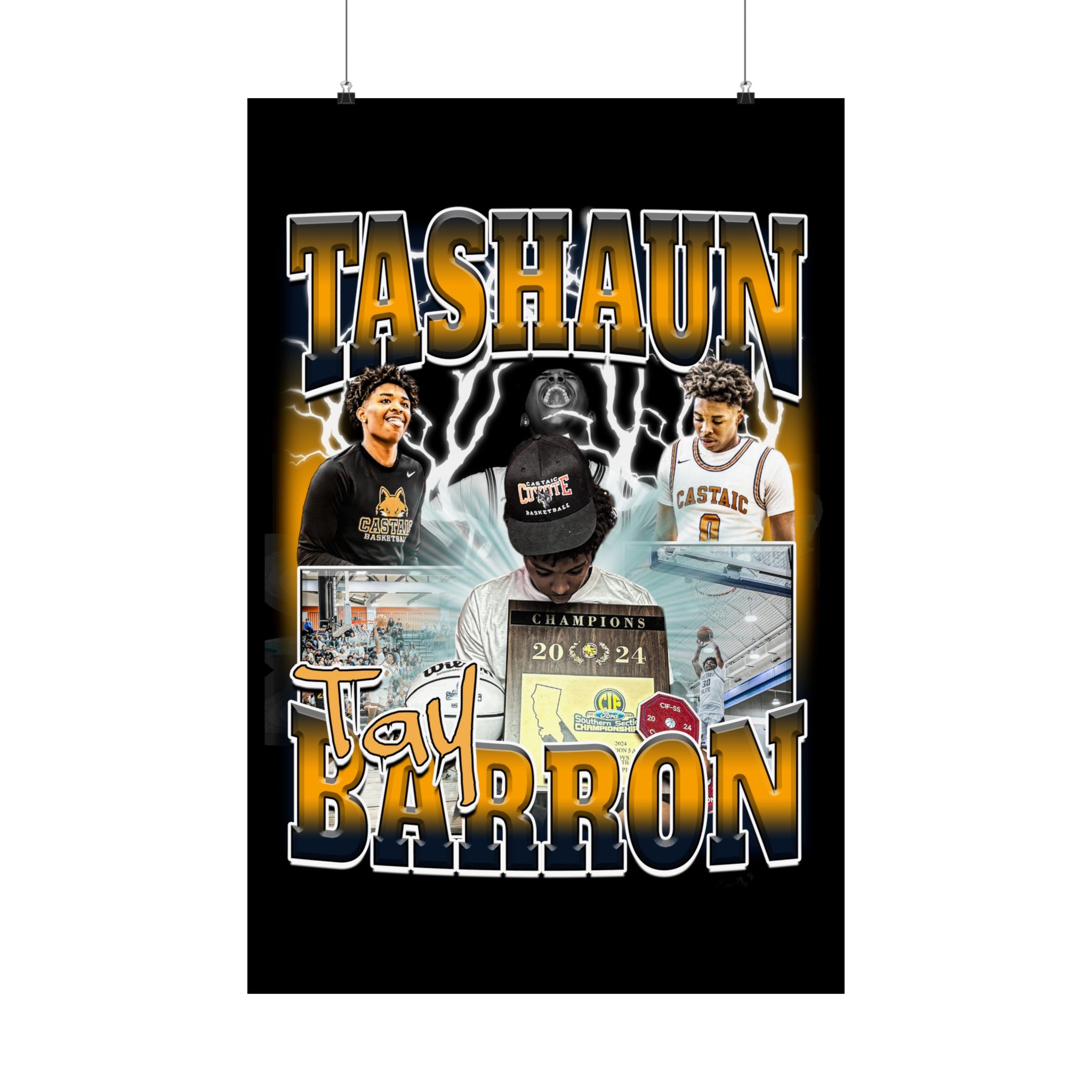 Tashaun Barron Poster 24" x 36" – Hometown Hero