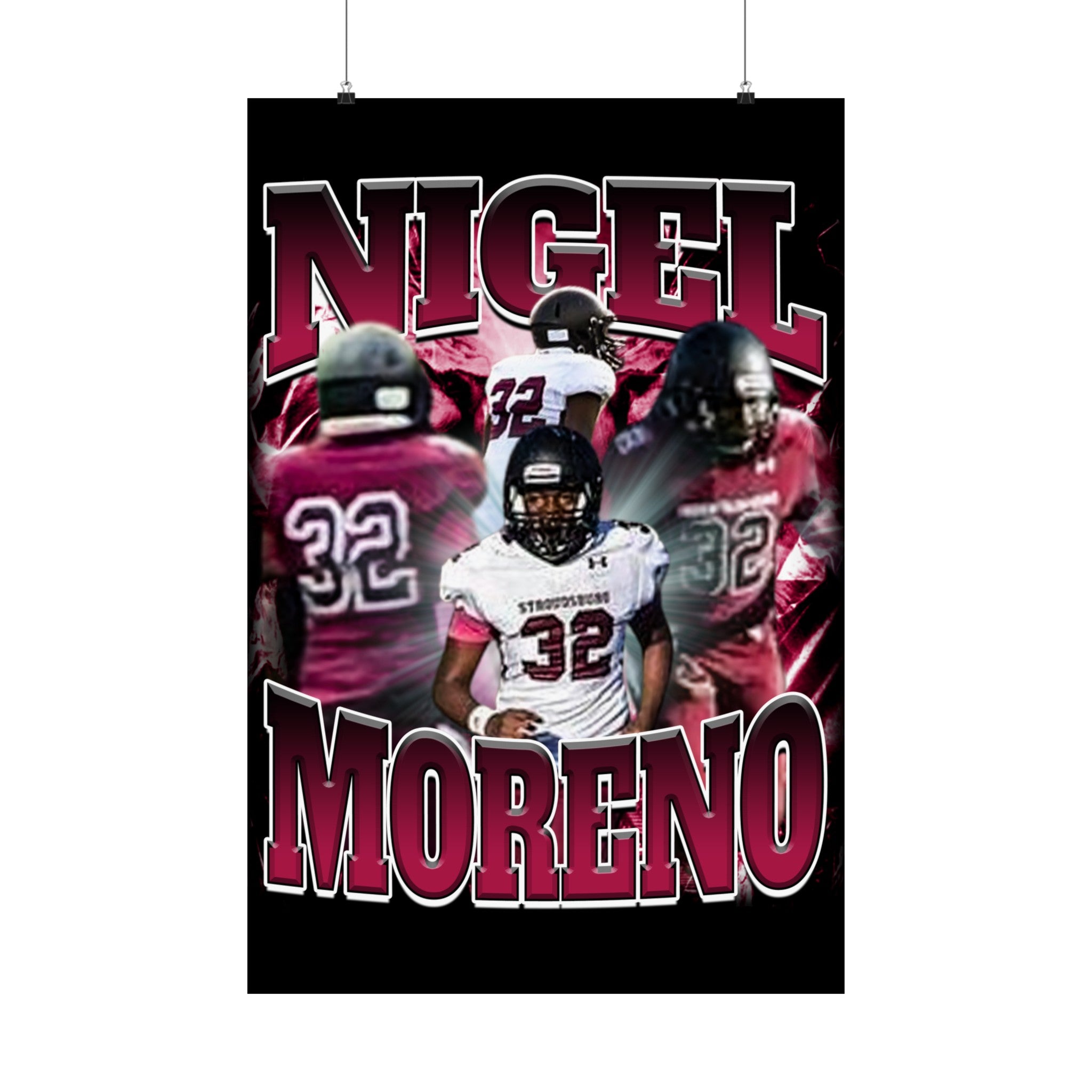 Nigel Moreno Poster 24" x 36" – Hometown Hero