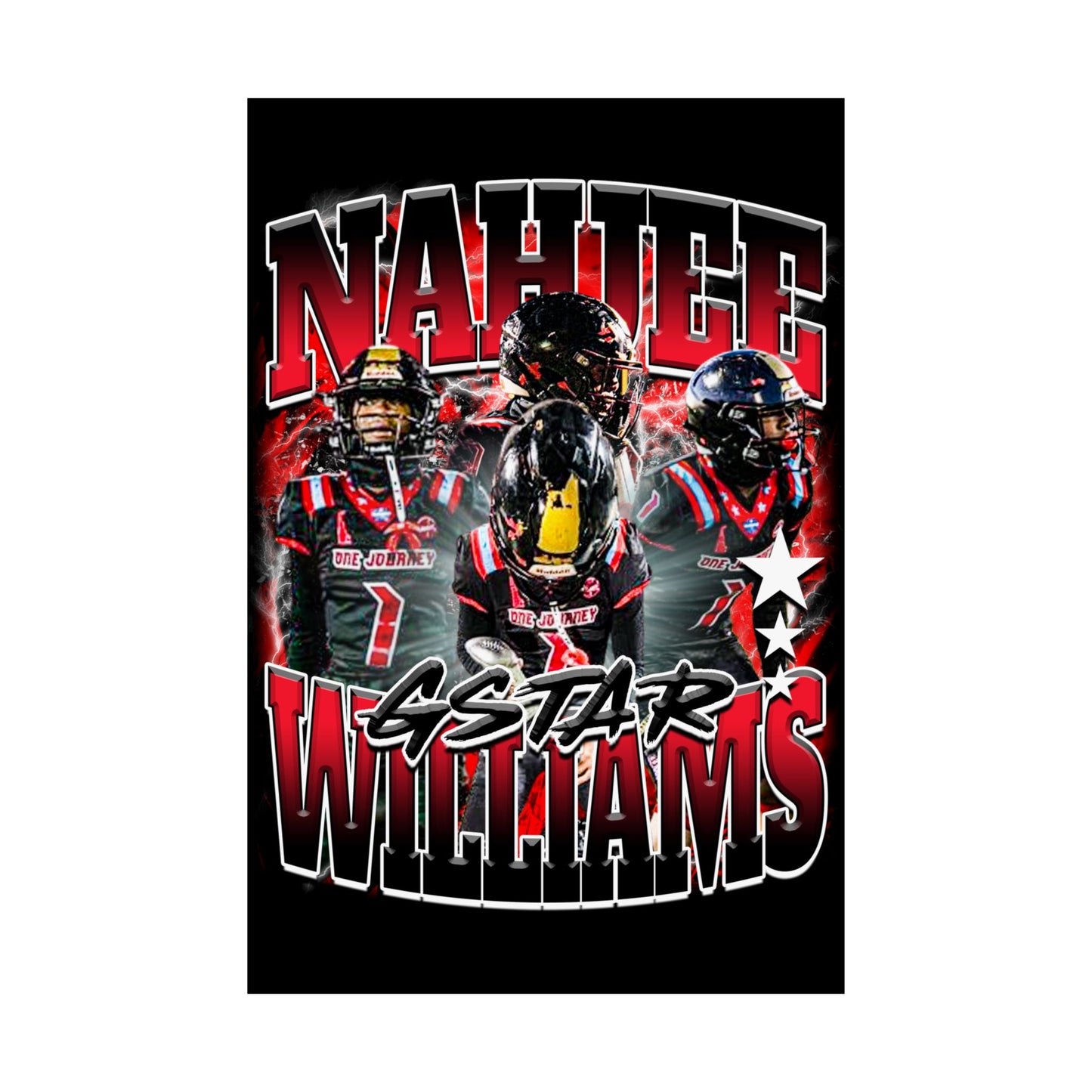 Nahjee Williams Poster 24" x 36" – Hometown Hero