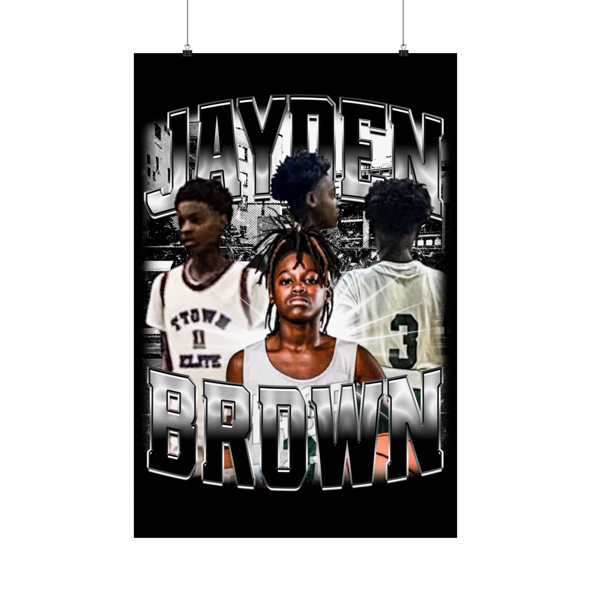 Jayden Brown Poster 24" x 36" – Hometown Hero