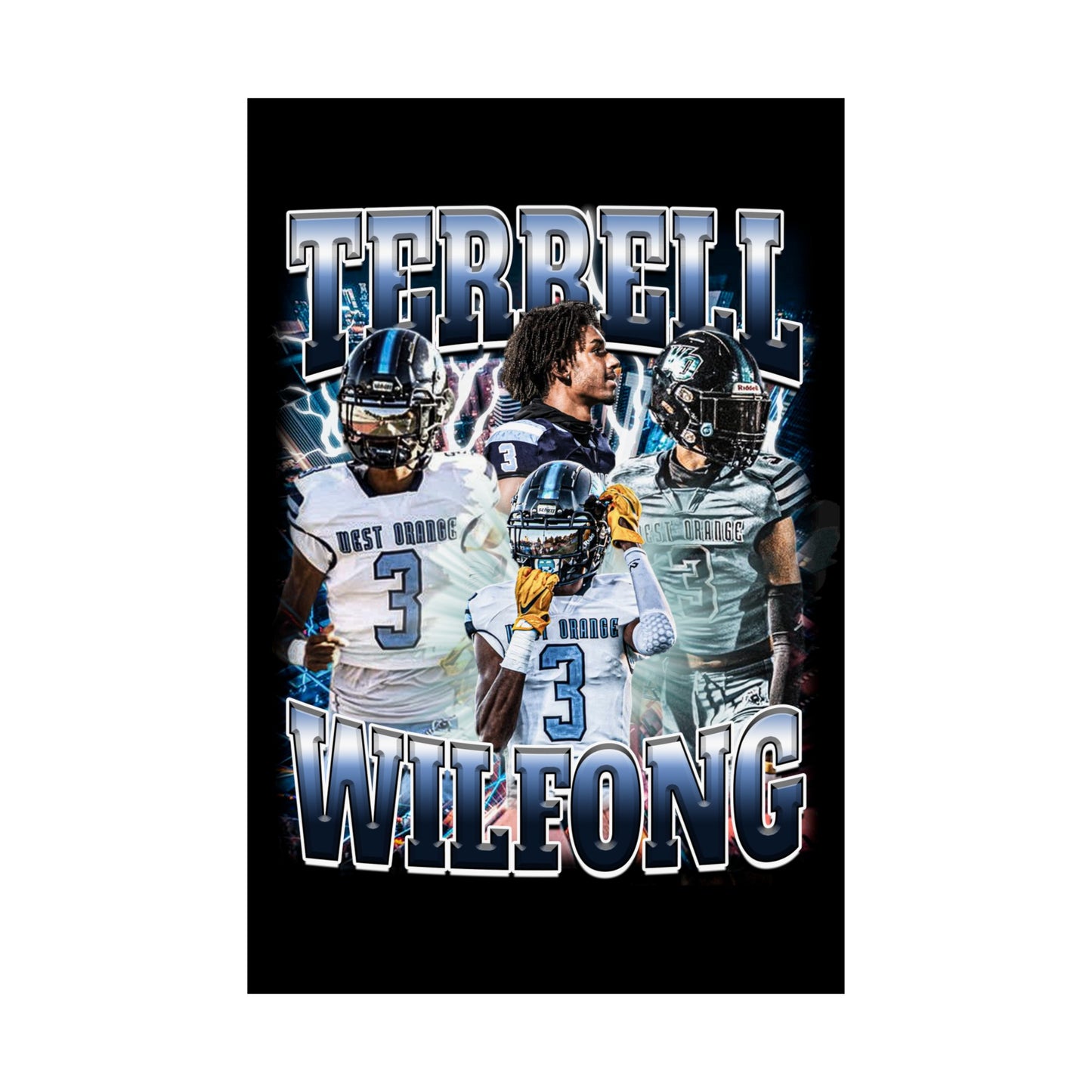 Terrell Wilfong Poster 24" x 36" – Hometown Hero