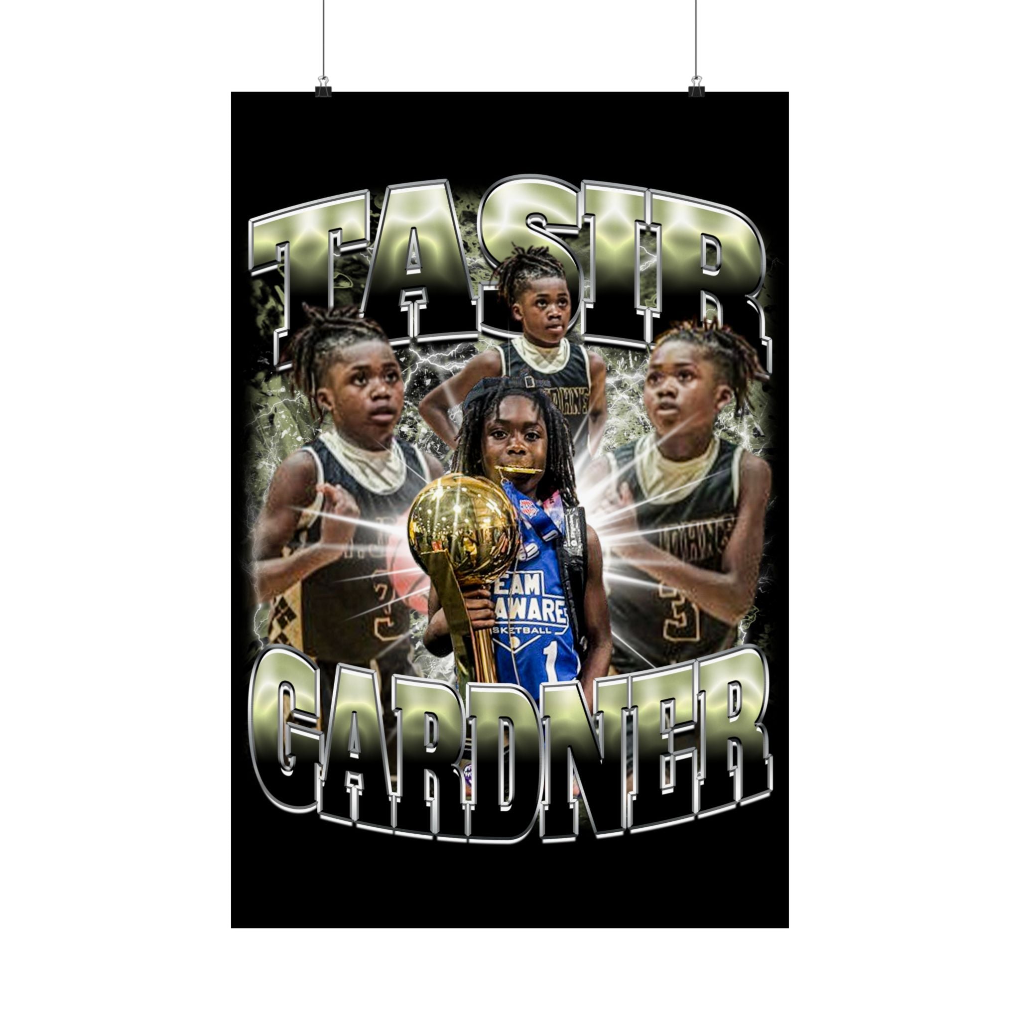 Tasir Gardner Poster 24" x 36" – Hometown Hero