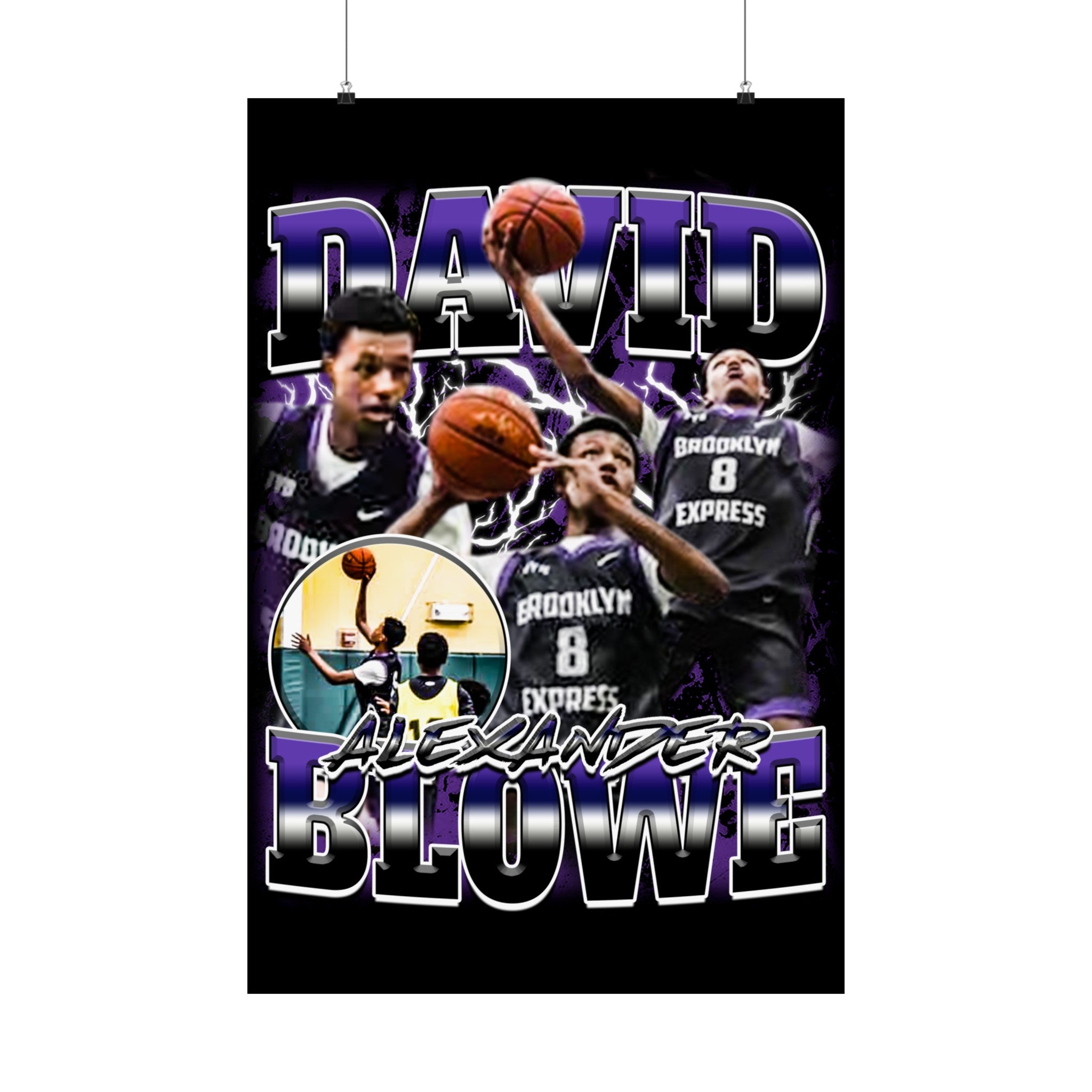 David Alexander Blowe Poster 24" x 36" – Hometown Hero