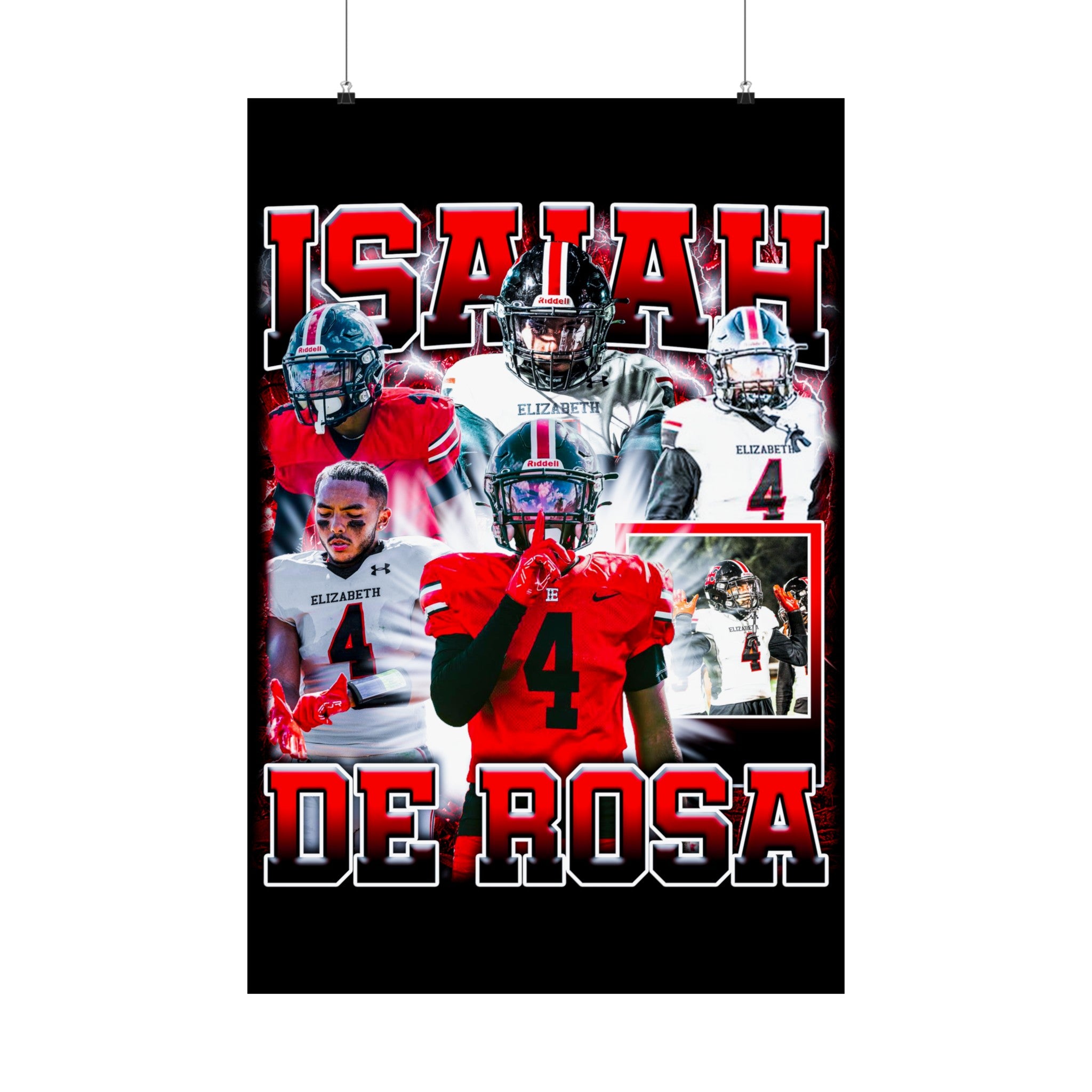 Isaiah De Rosa Poster 24" x 36" – Hometown Hero