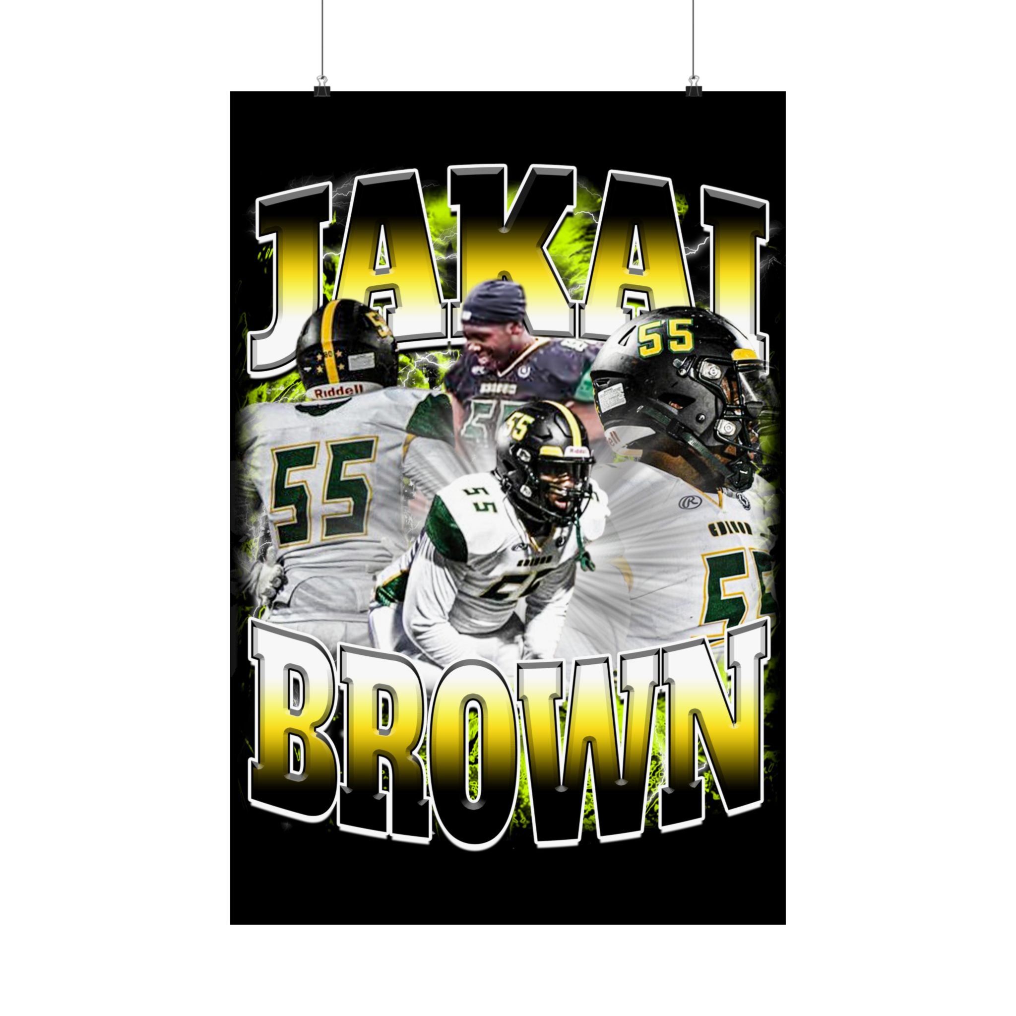 Jakai Brown Poster 24" x 36" – Hometown Hero