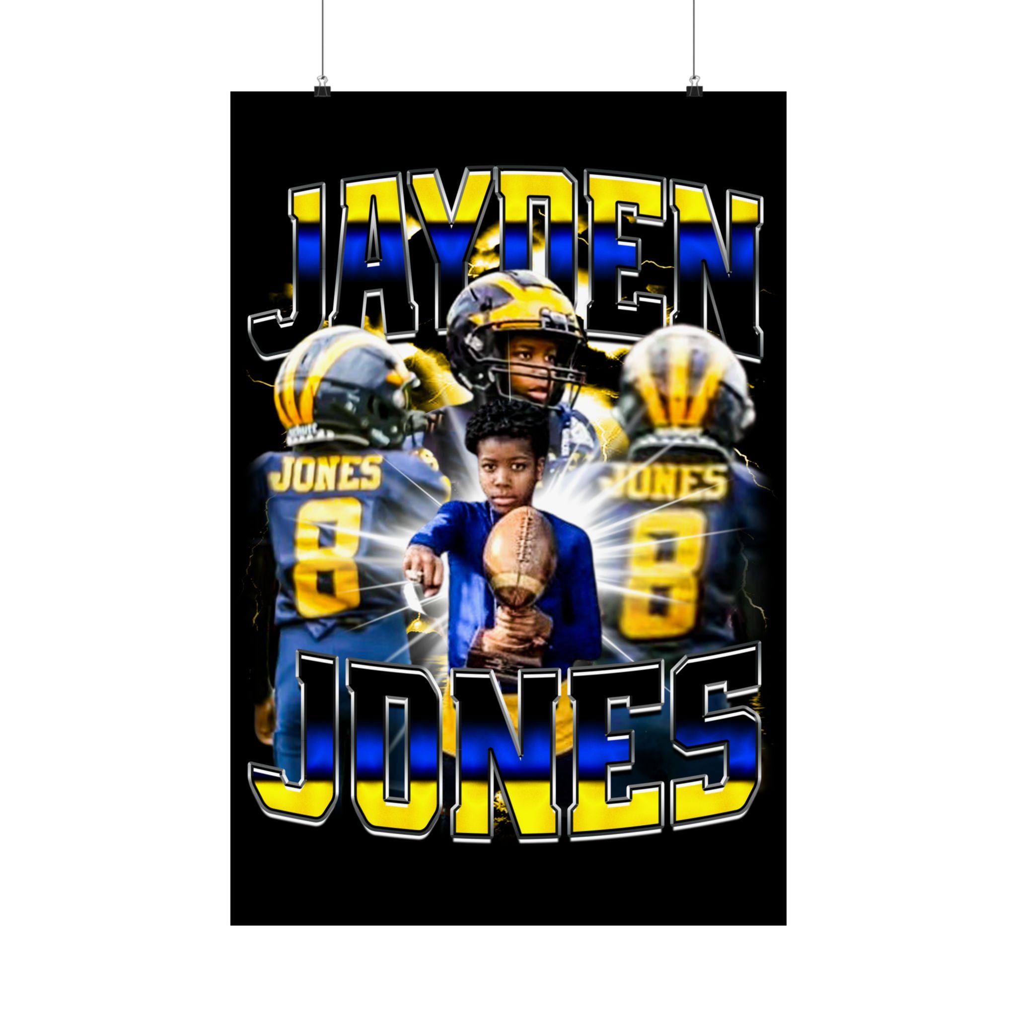 Jayden Jones Poster 24" x 36" – Hometown Hero