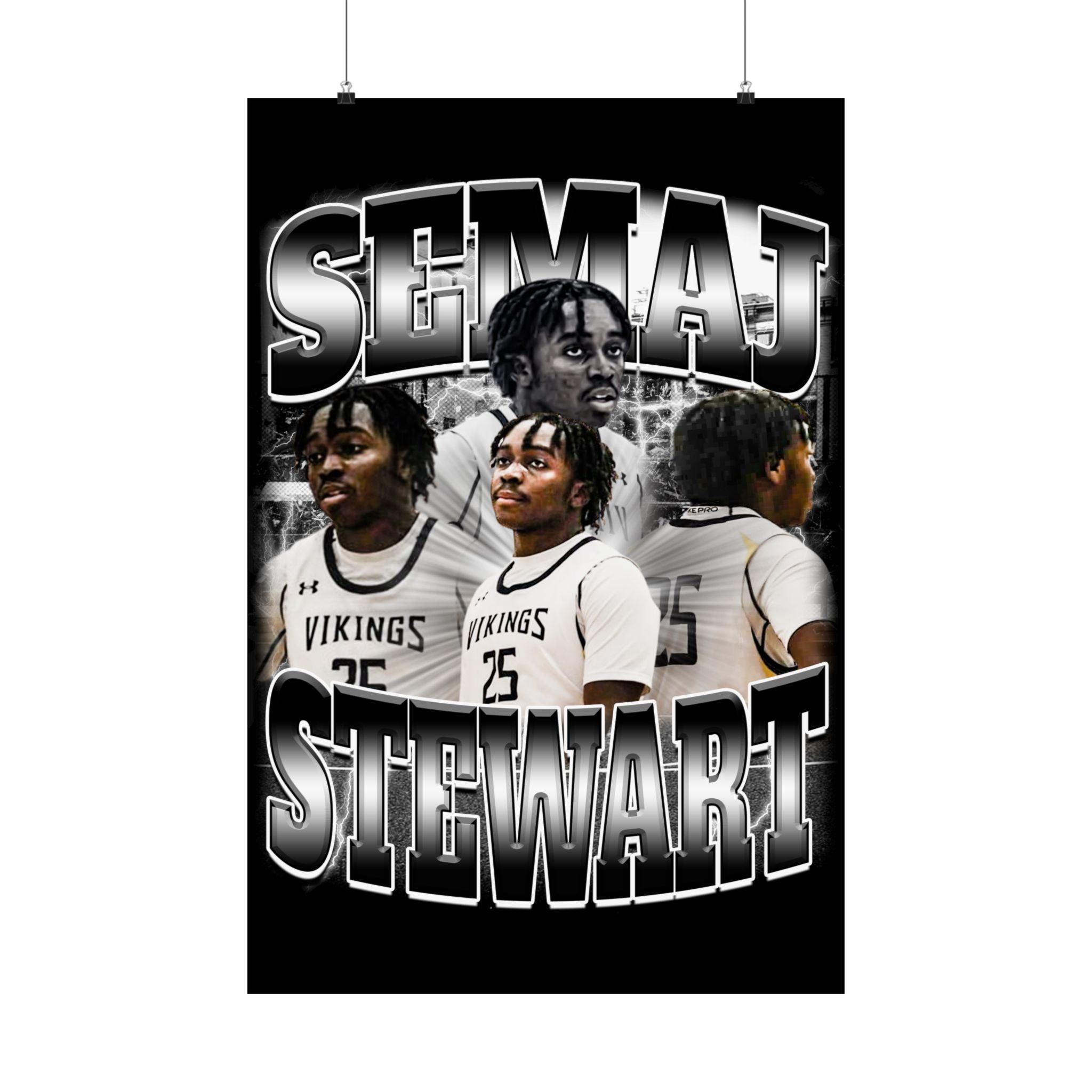 Semaj Stewart Poster 24" x 36" – Hometown Hero