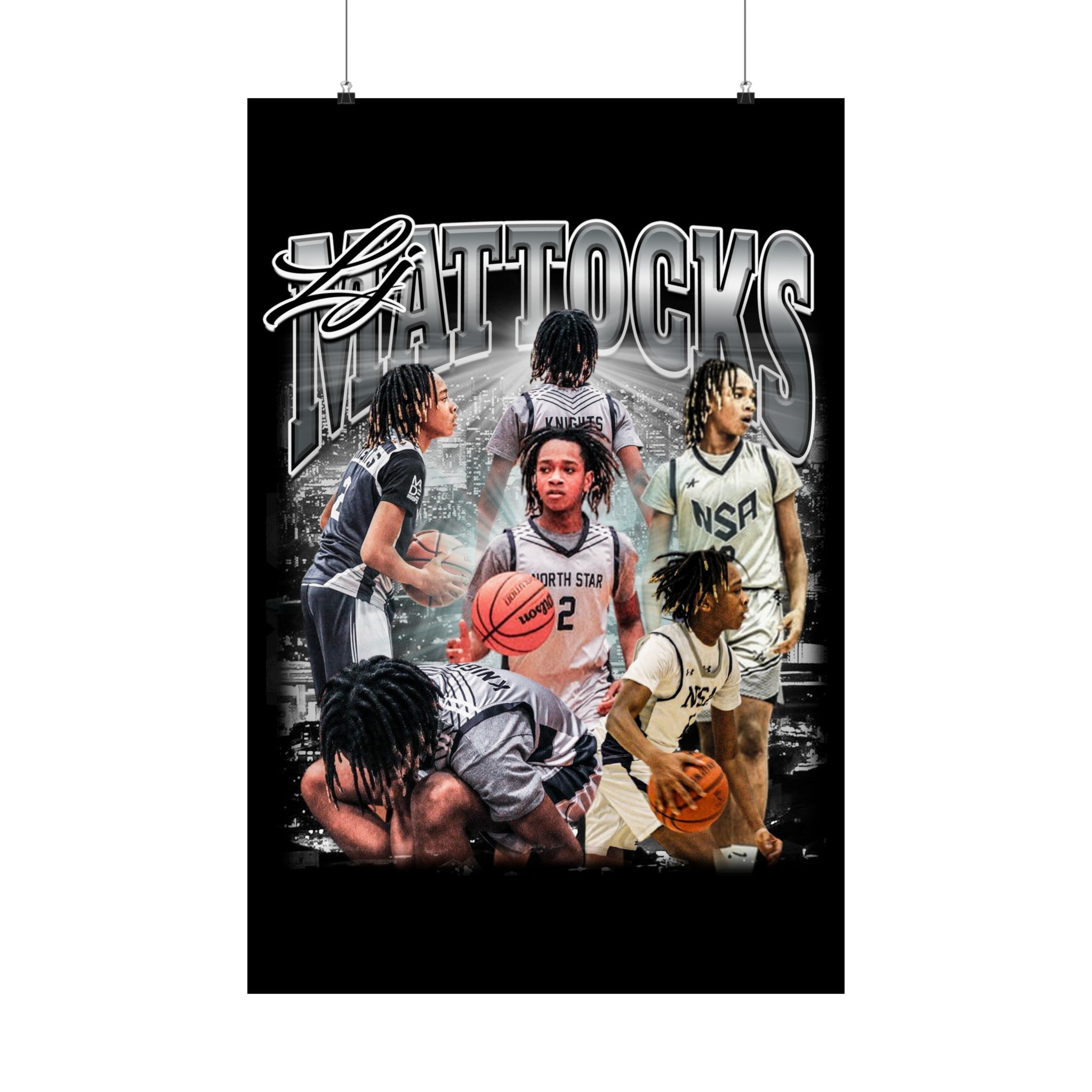 LJ Mattocks Poster 24" x 36" – Hometown Hero