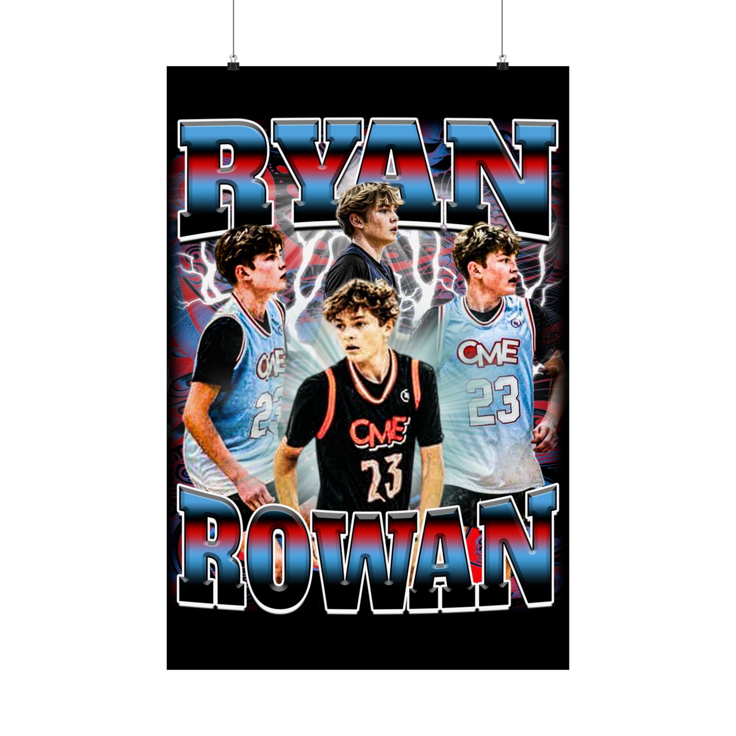 Ryan Rowan Poster 24" x 36" – Hometown Hero