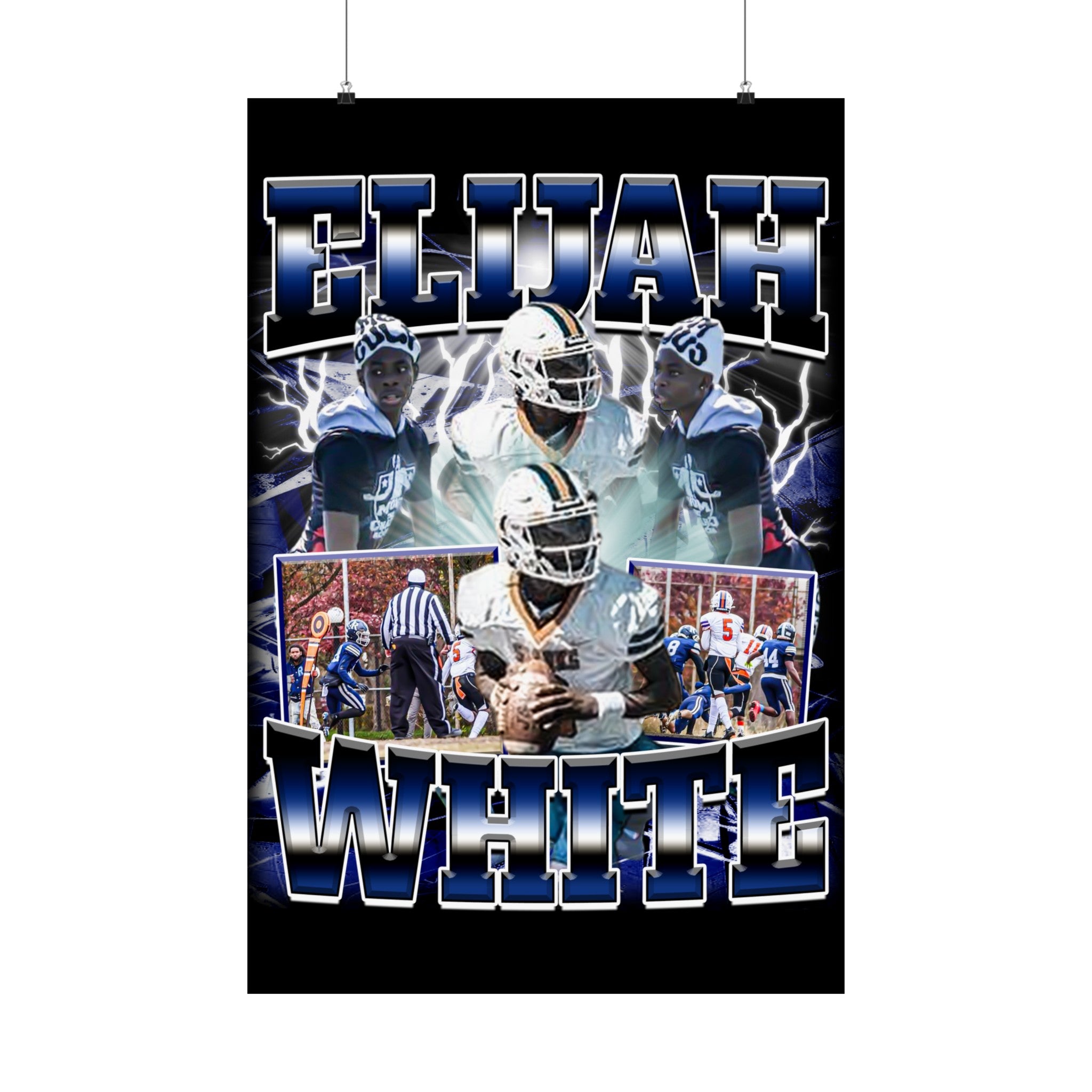 Elijah White Poster 24" x 36" – Hometown Hero
