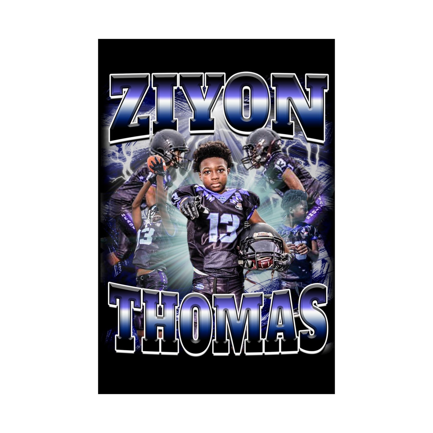 Ziyon Thomas Poster 24" x 36" – Hometown Hero