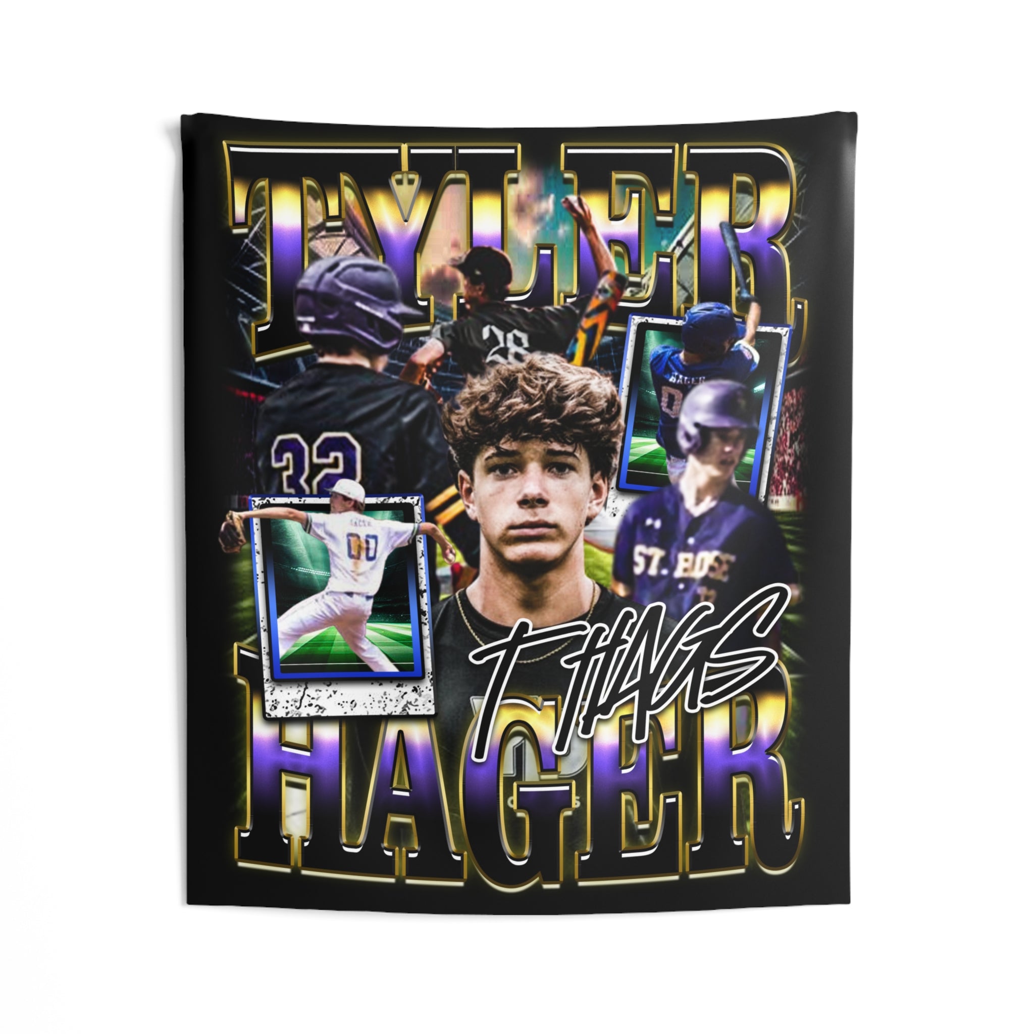 Tyler Hager Tapestry 50” x 60” – Hometown Hero