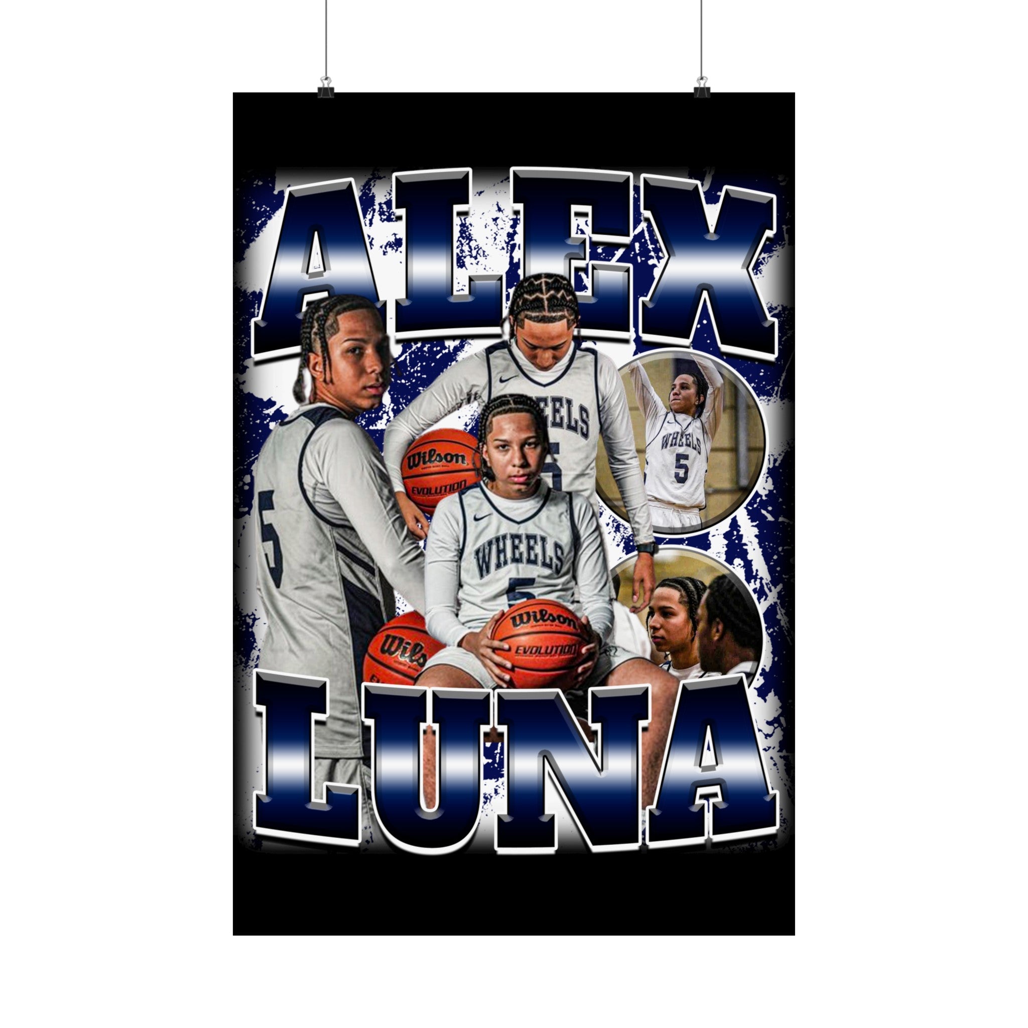 Alex Luna Poster 24" x 36" – Hometown Hero
