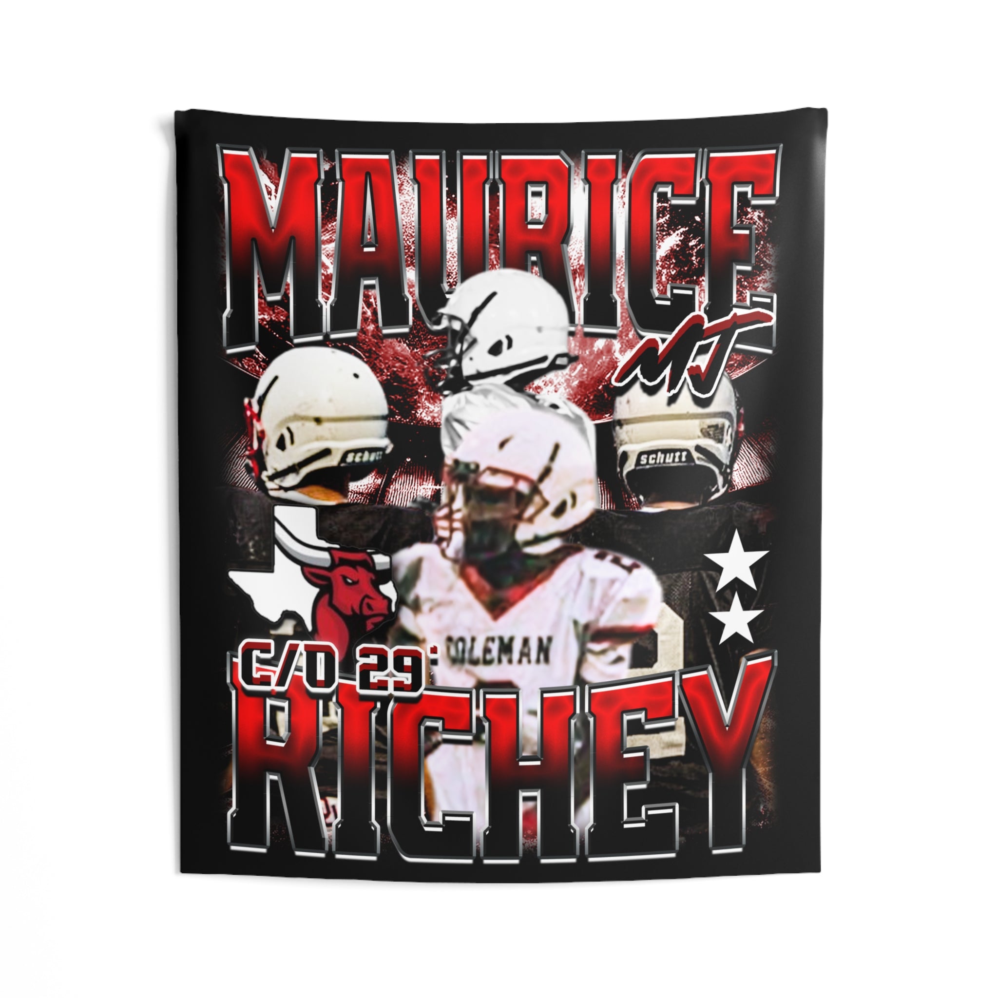 Maurice Mj Richey Tapestry 50” x 60” – Hometown Hero