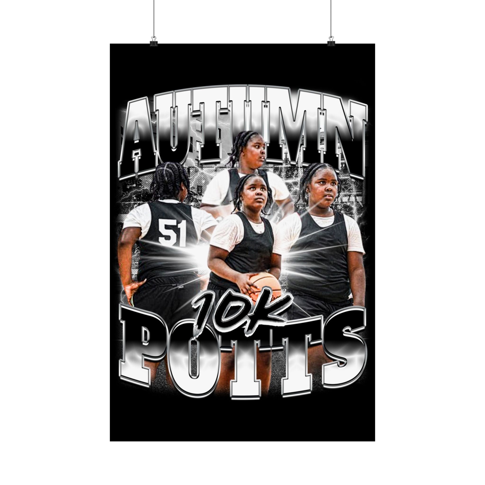 Autumn Potts Poster 24" x 36" – Hometown Hero