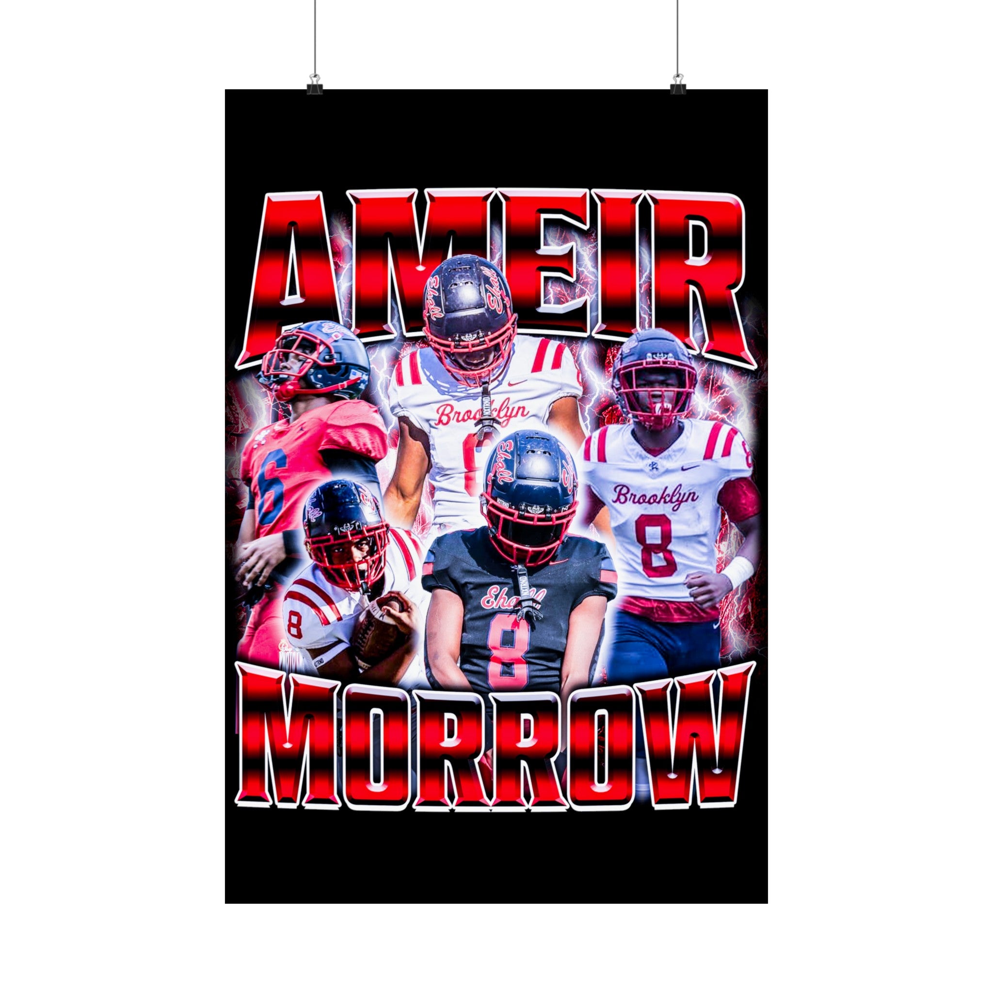 Ameir Morrow Poster 24" x 36" – Hometown Hero