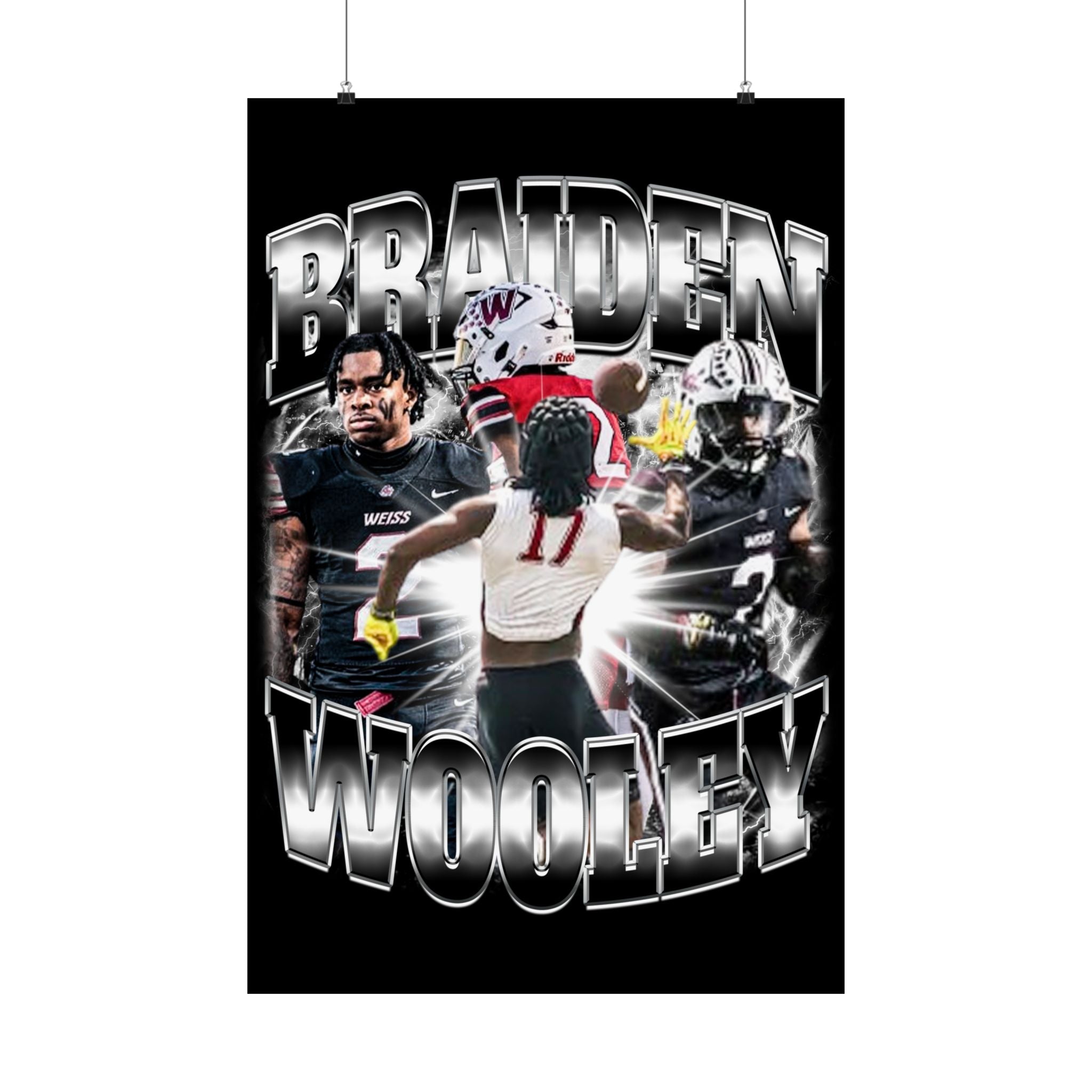 Braiden Wooley Poster 24" x 36" – Hometown Hero