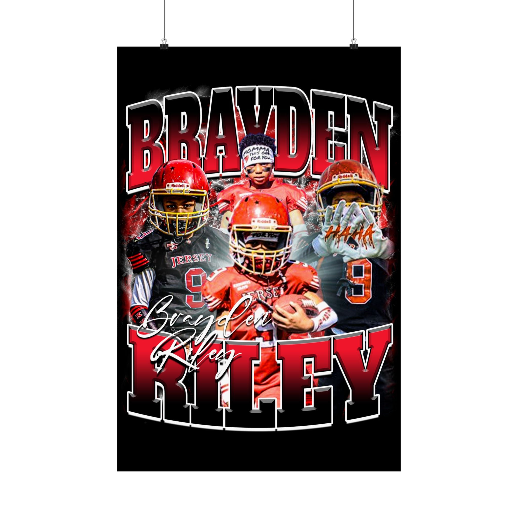 Brayden Riley Poster 24" x 36" – Hometown Hero