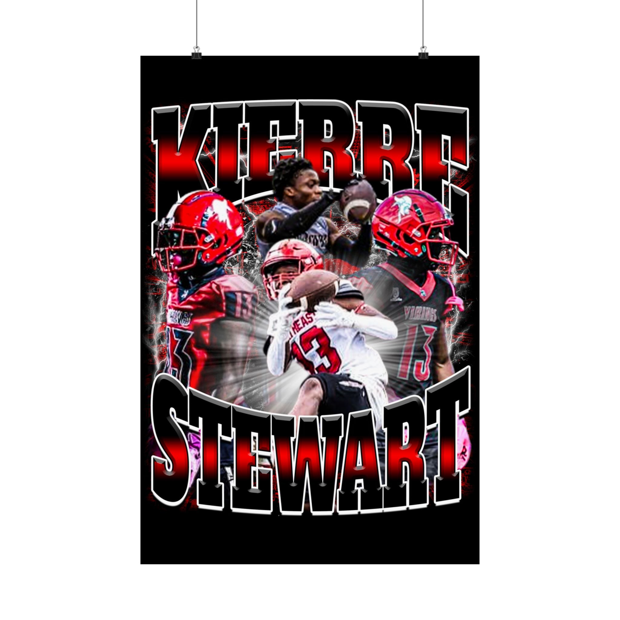 Kierre Stewart Poster 24" x 36" – Hometown Hero