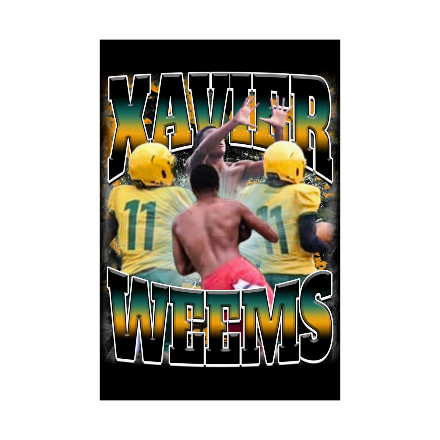 Xavier Weems Poster 24" x 36" – Hometown Hero