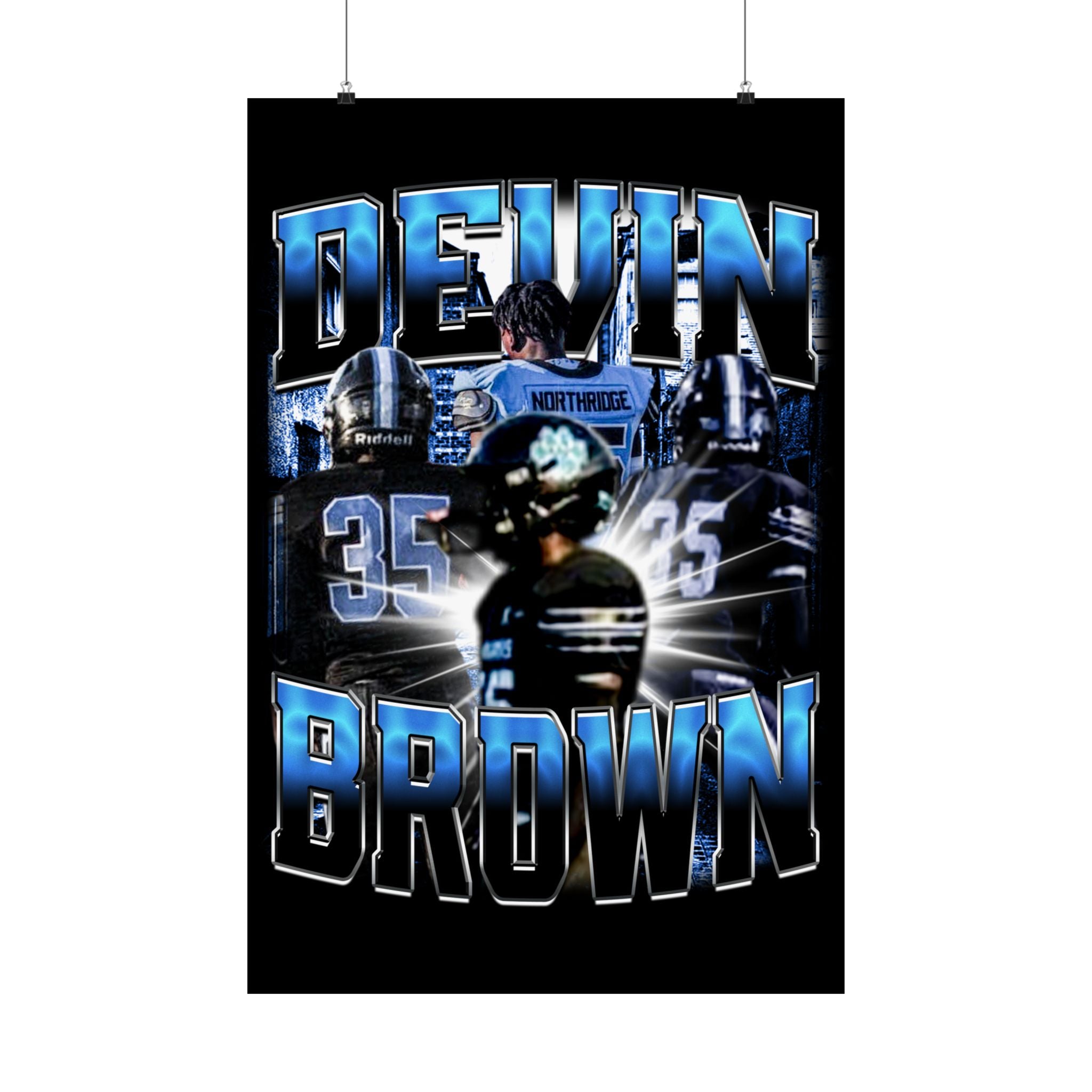 Devin Brown Poster 24" x 36" – Hometown Hero