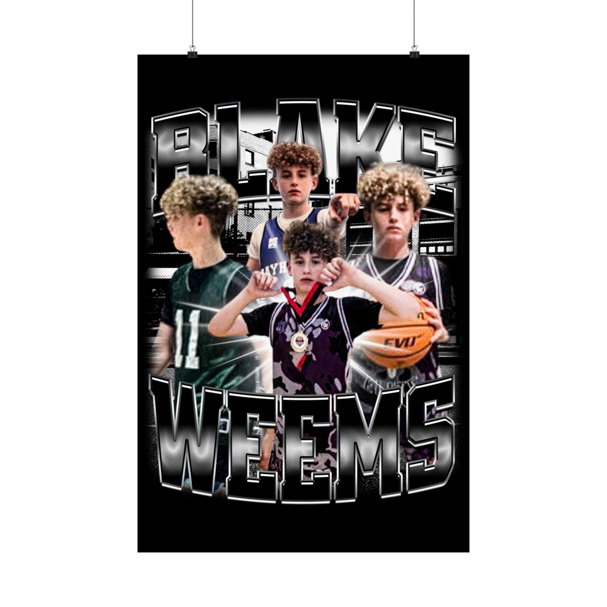 Blake Weems Poster 24" x 36" – Hometown Hero