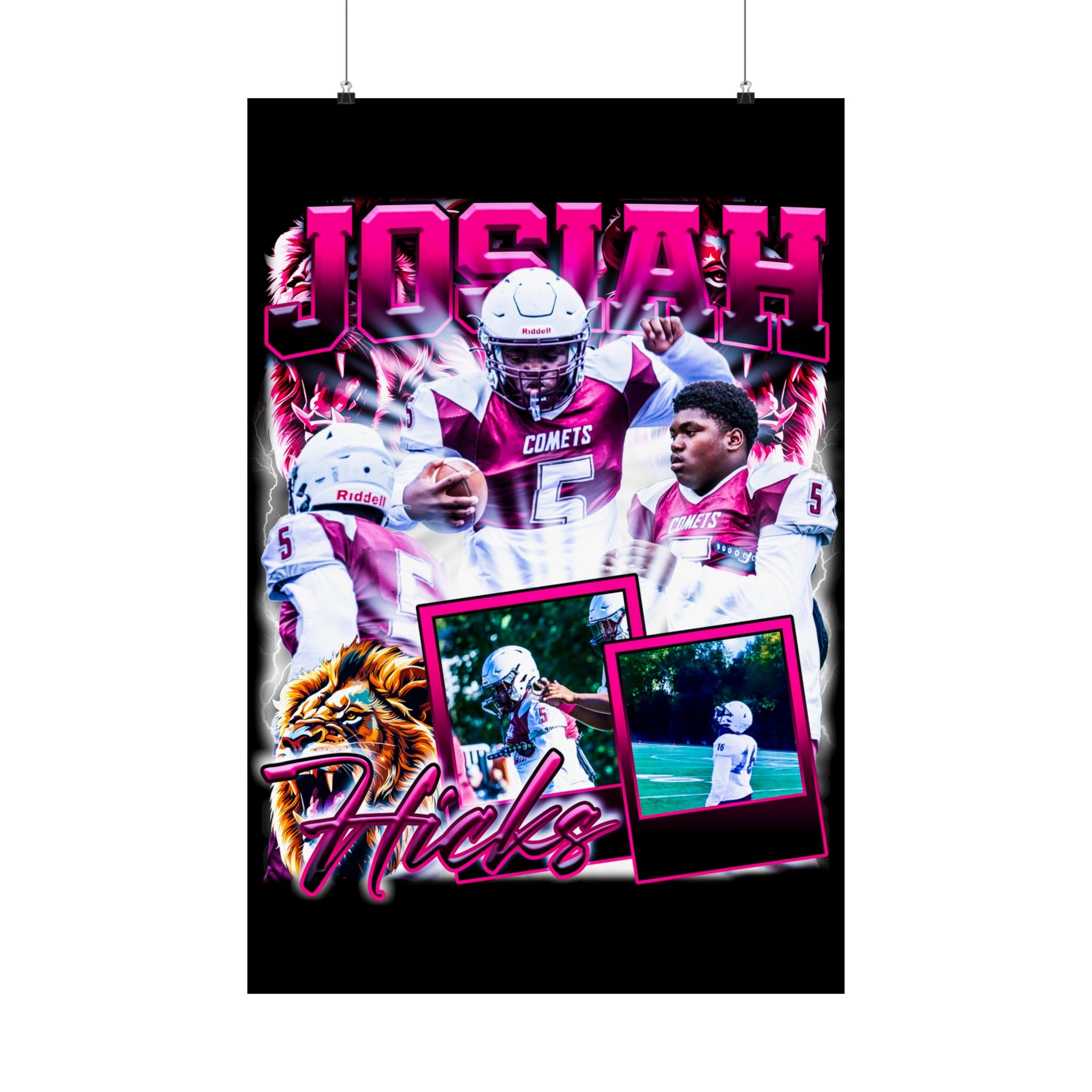 Josiah Hicks Poster 24" x 36" – Hometown Hero