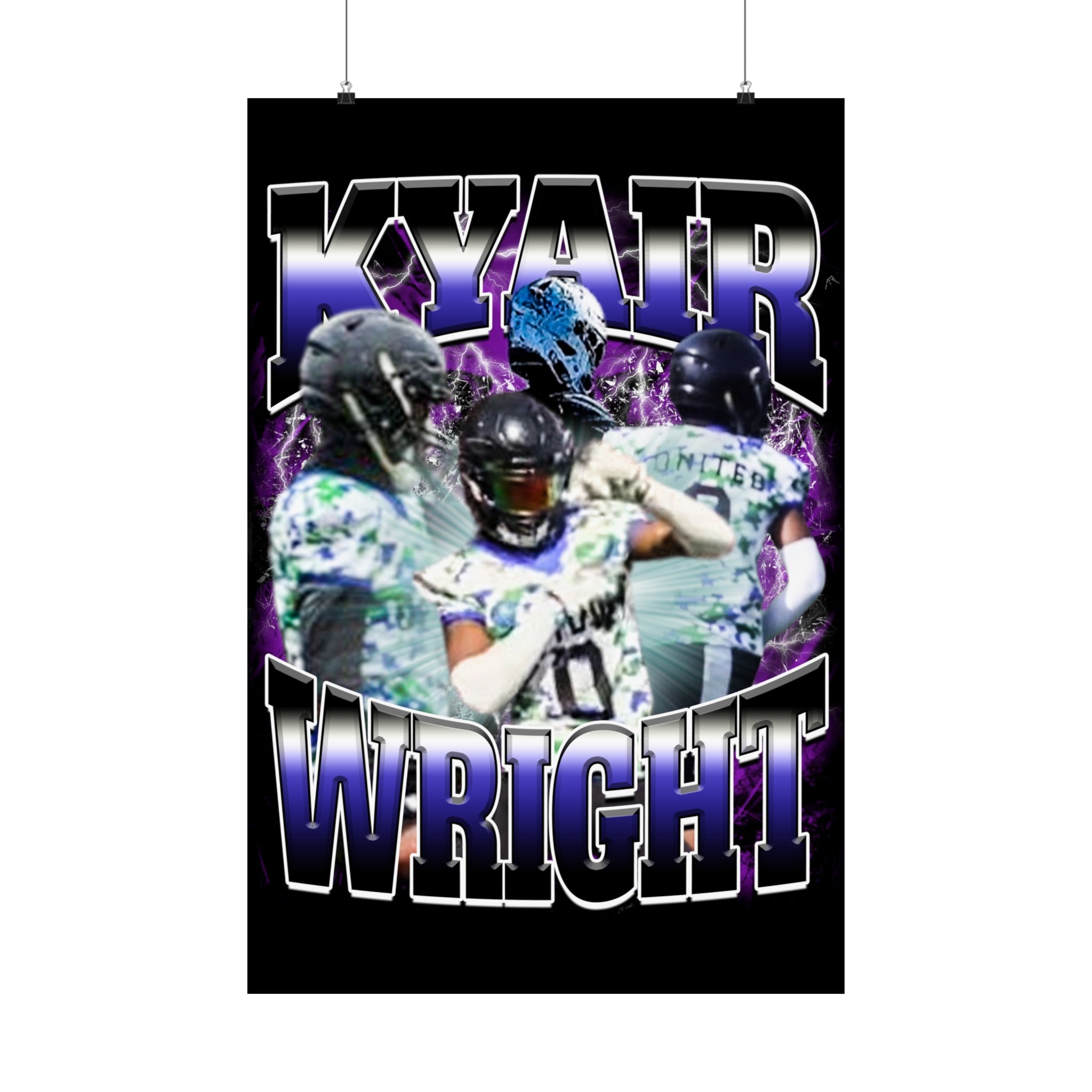 Kyair Wright Poster 24" x 36" – Hometown Hero