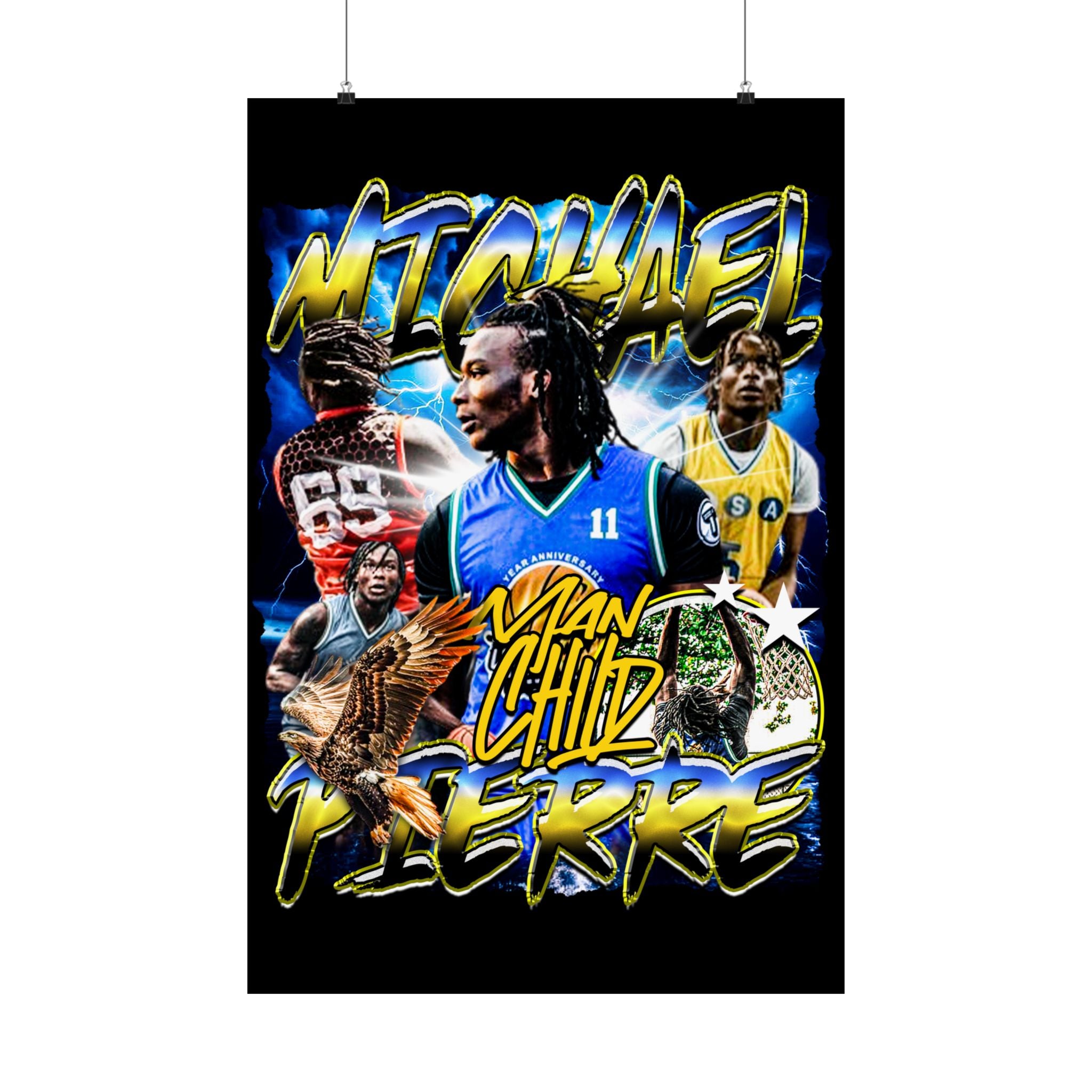 Michael Pierre Poster 24" x 36" – Hometown Hero