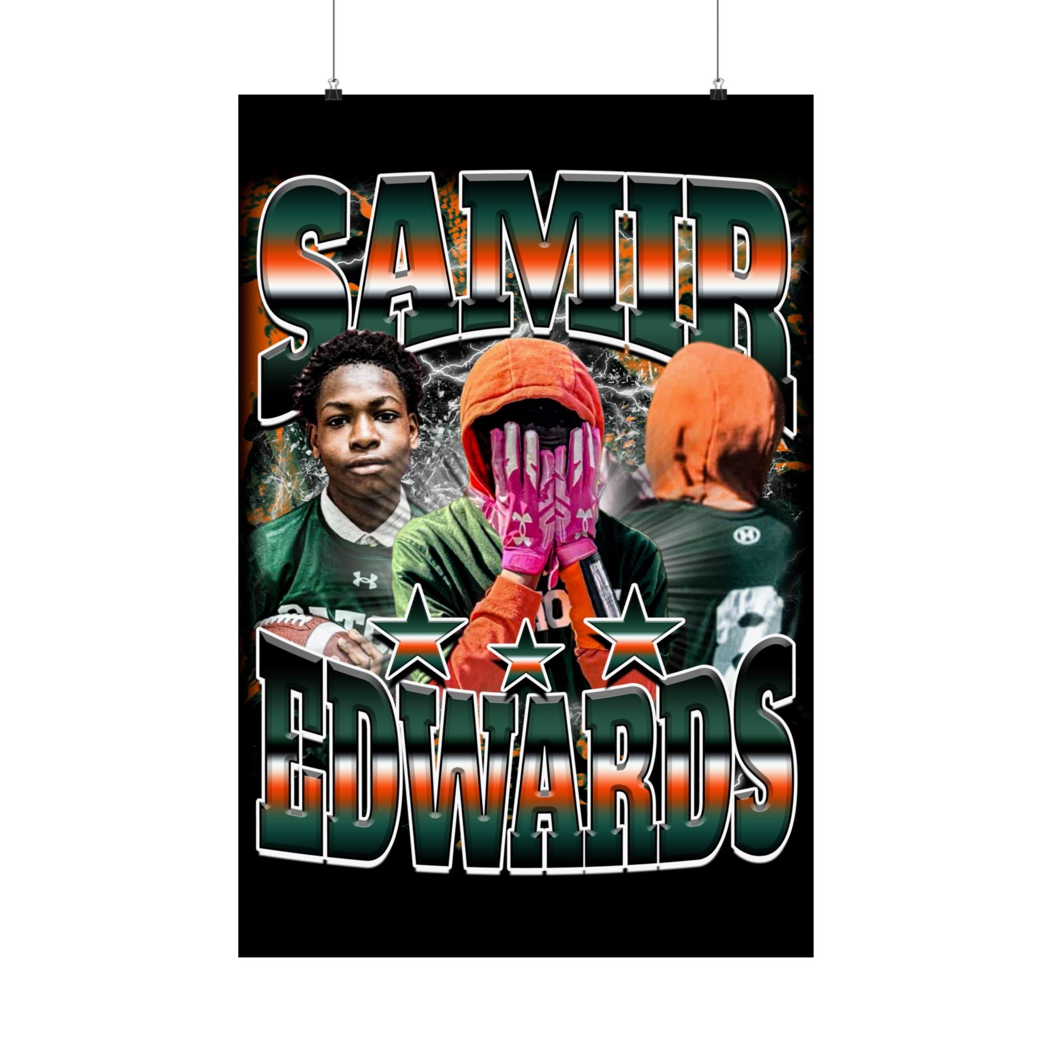 Samir Edwards Poster 24" x 36" – Hometown Hero