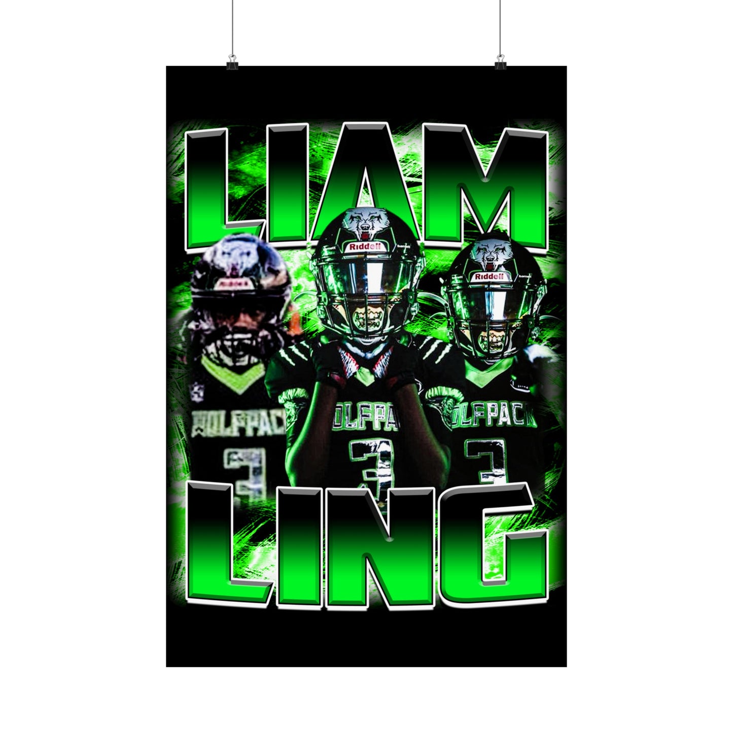 Liam Ling Poster 24" x 36" – Hometown Hero