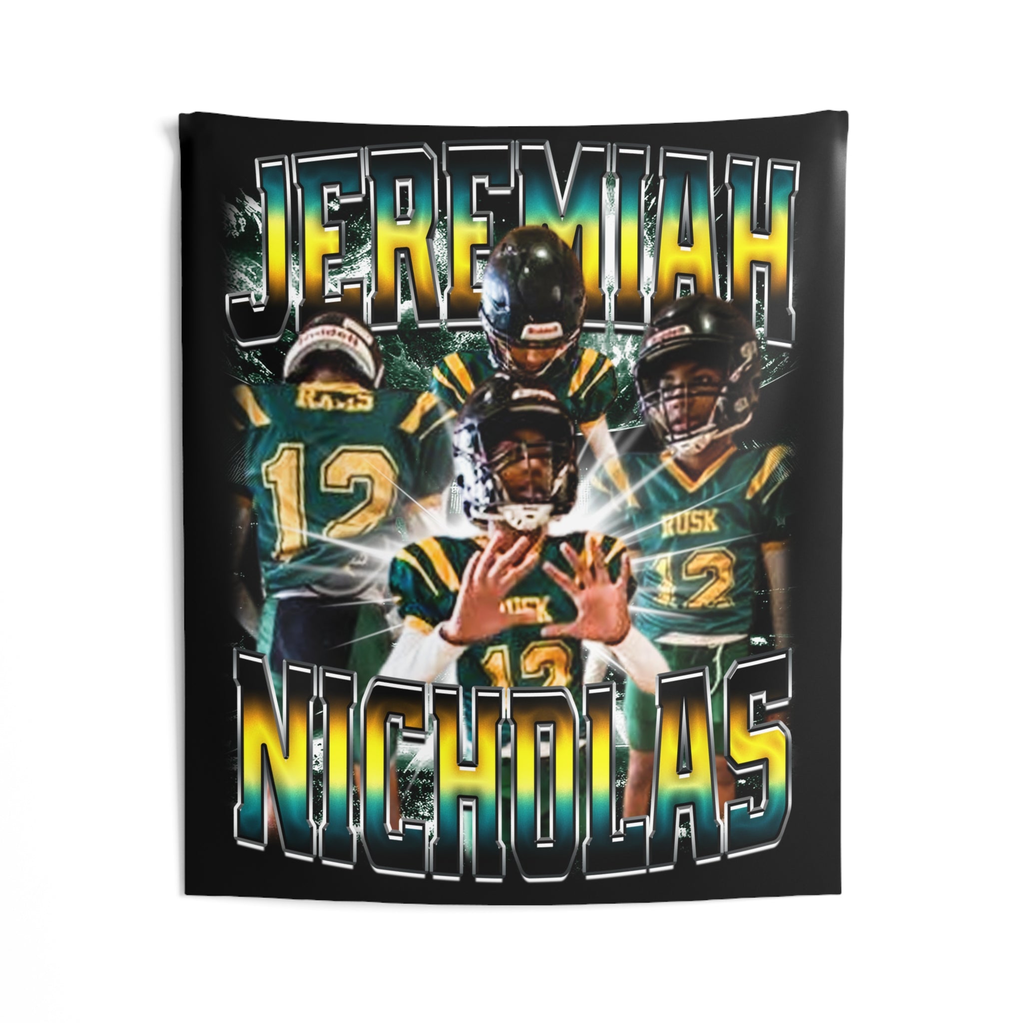 Jeremiah Nicholas Tapestry 50” x 60” – Hometown Hero