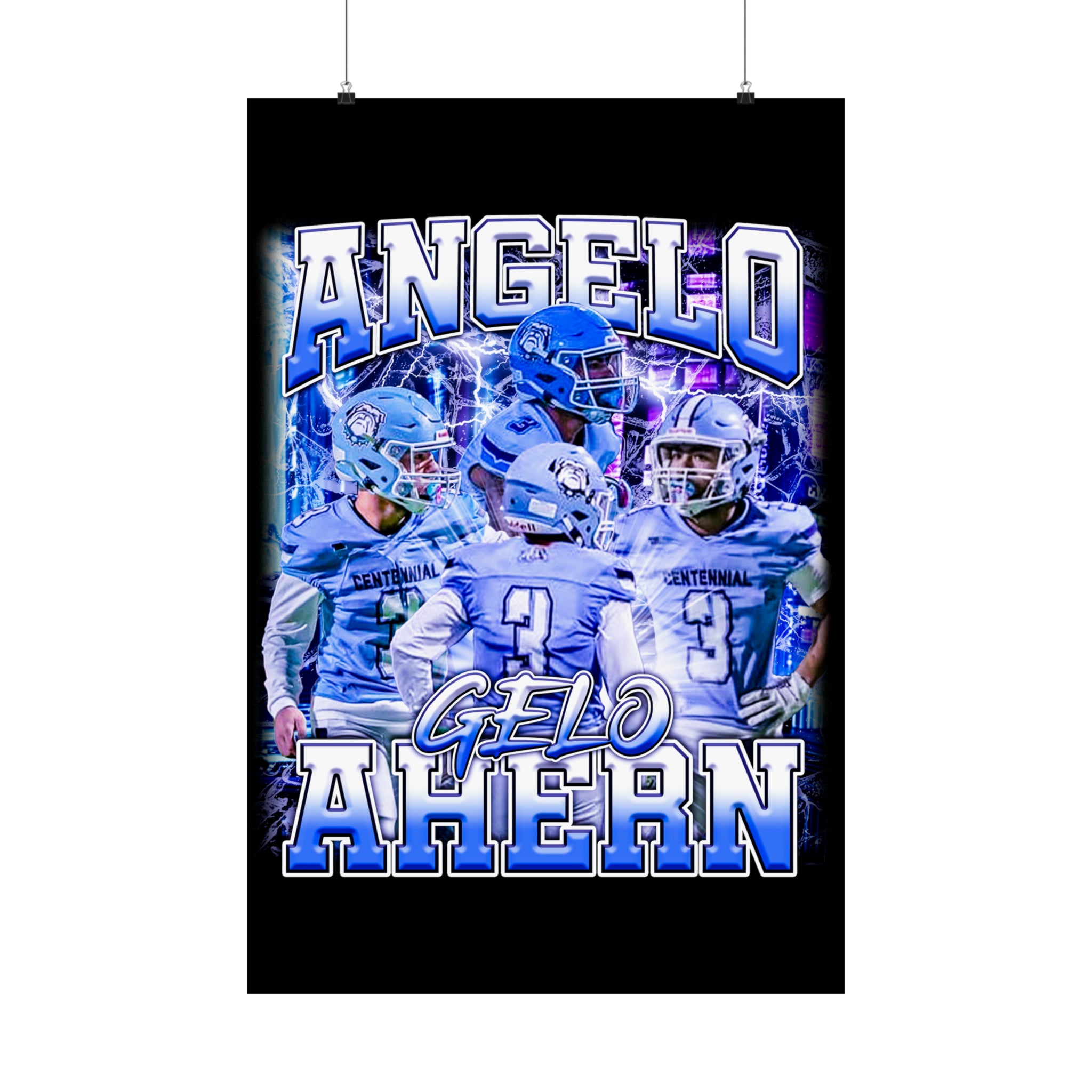 Angelo Ahern Poster – Hometown Hero