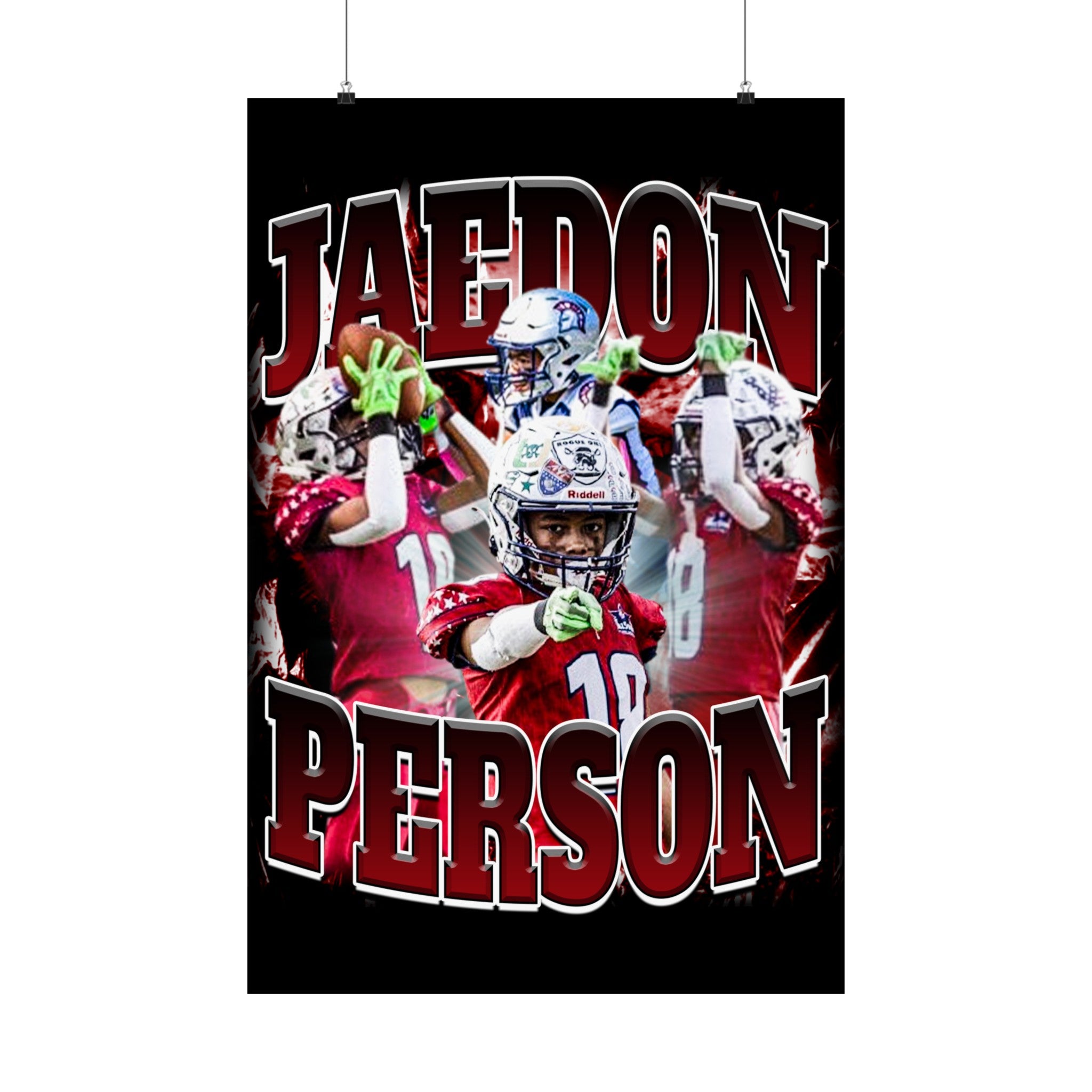 Jaedon Person Poster 24" x 36" – Hometown Hero