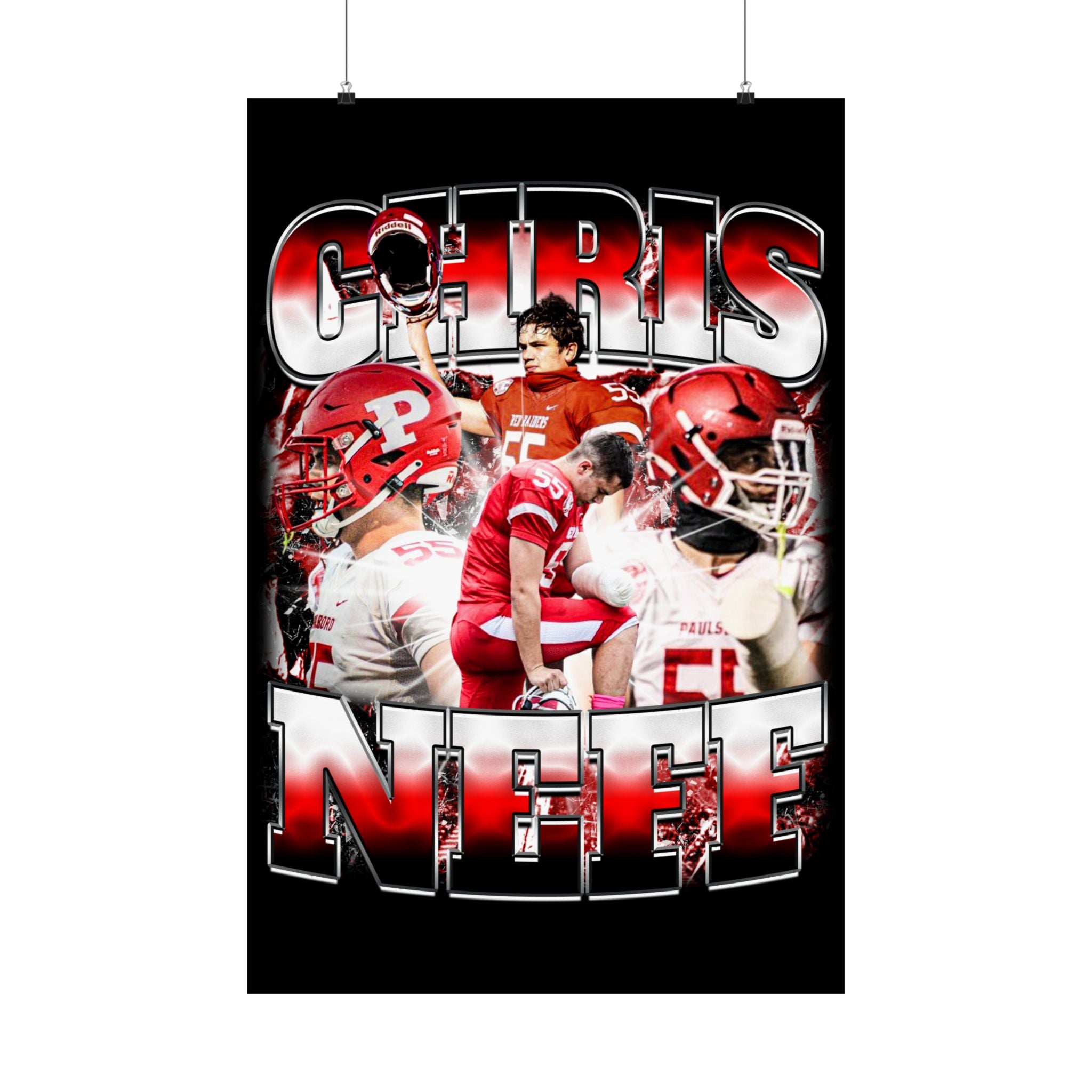 Chris Neff Poster 24" x 36" – Hometown Hero