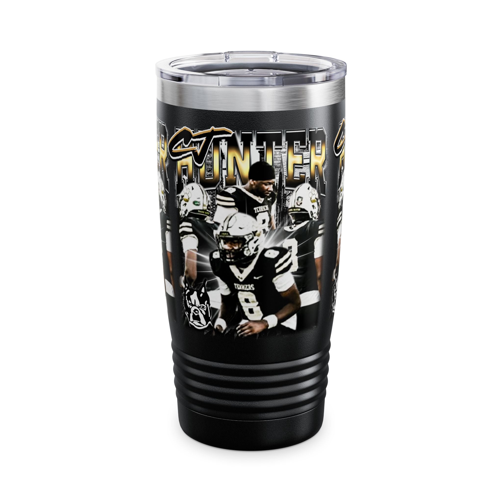 CJ Hunter Stainless Steal Tumbler – Hometown Hero