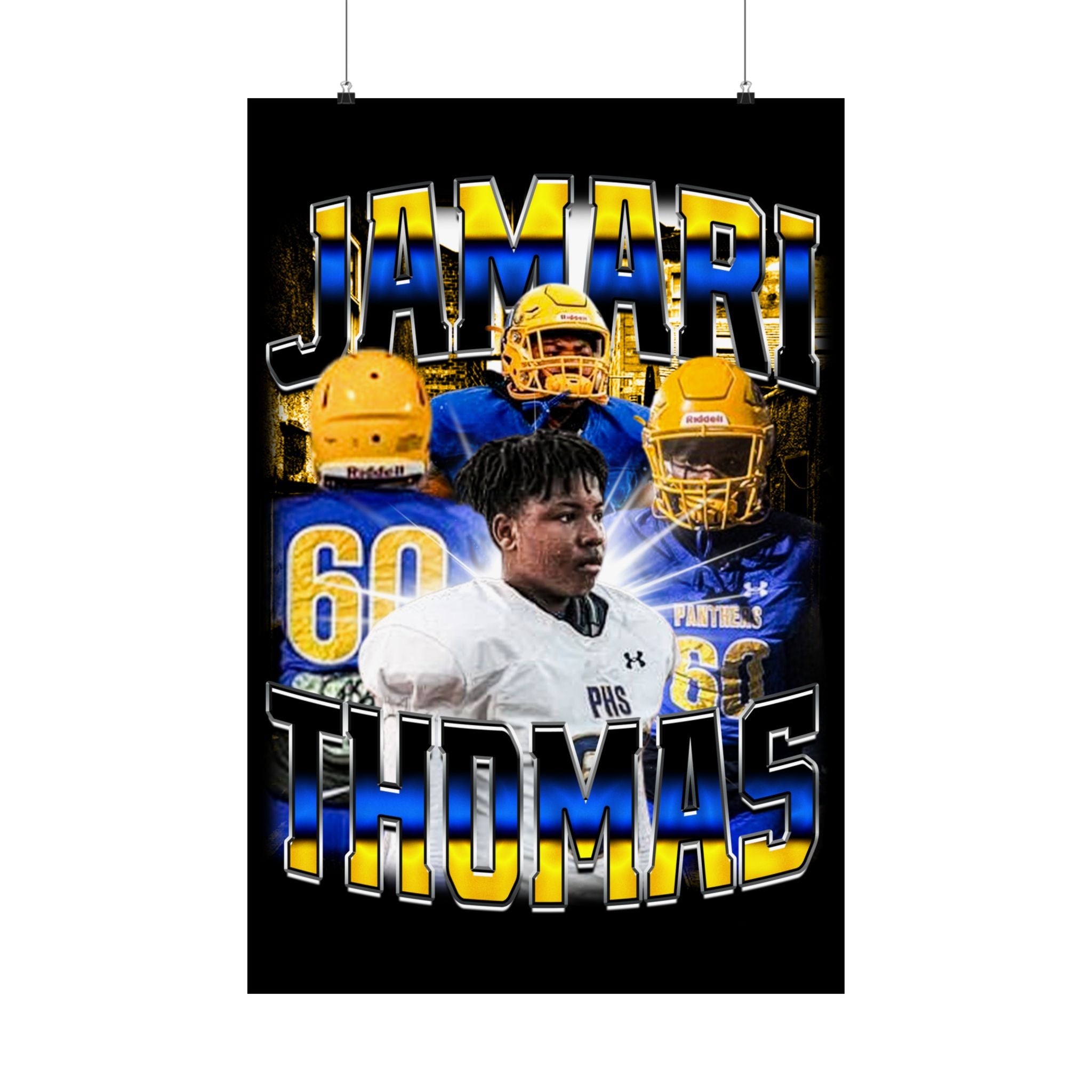 Jamari Thomas Poster 24" x 36" – Hometown Hero
