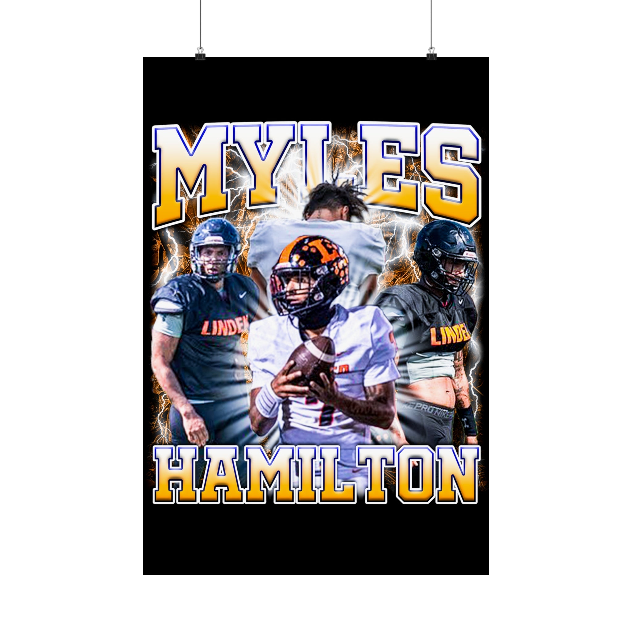 Myles Hamilton Poster 24" x 36" – Hometown Hero