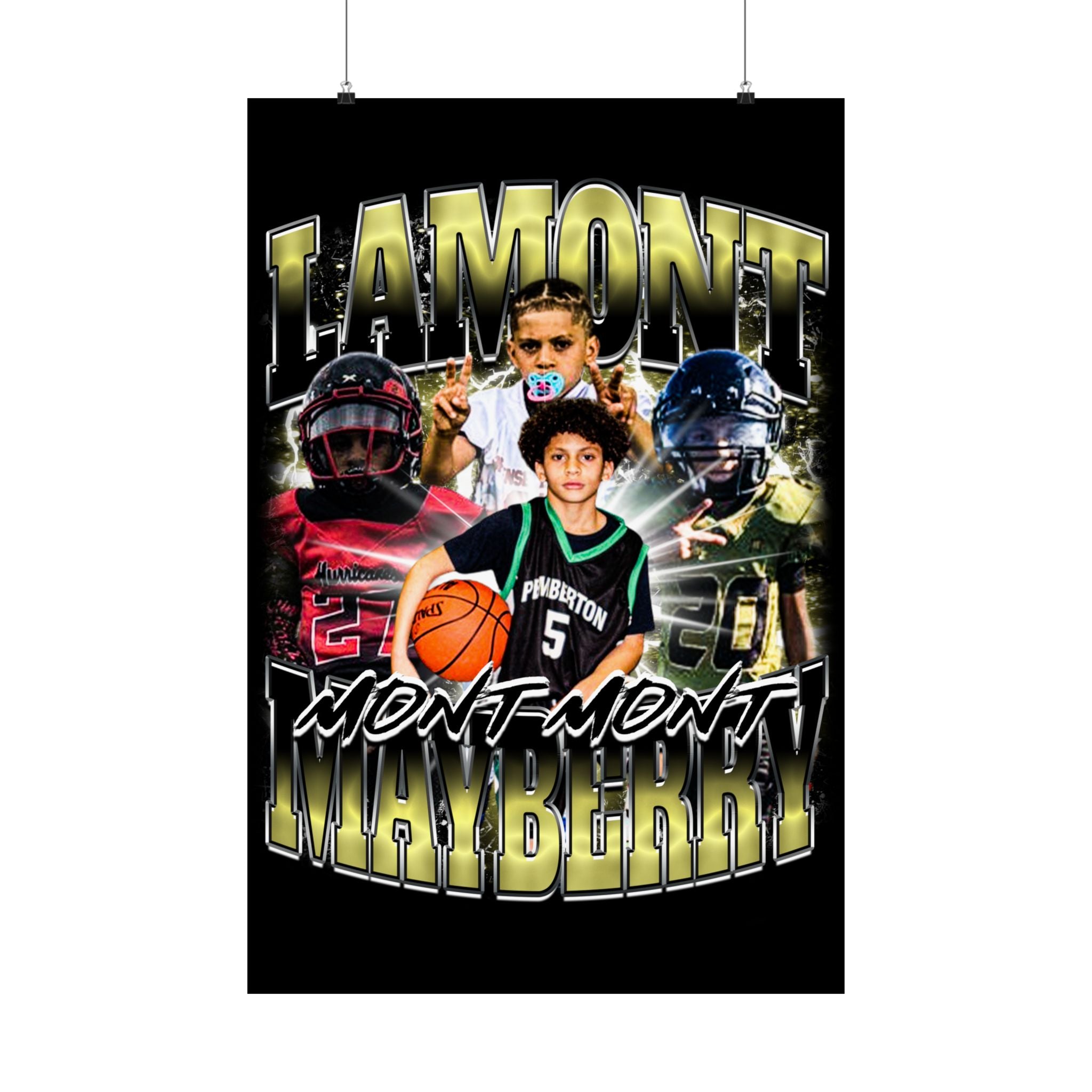 Lamont Mayberry Poster 24" x 36" – Hometown Hero