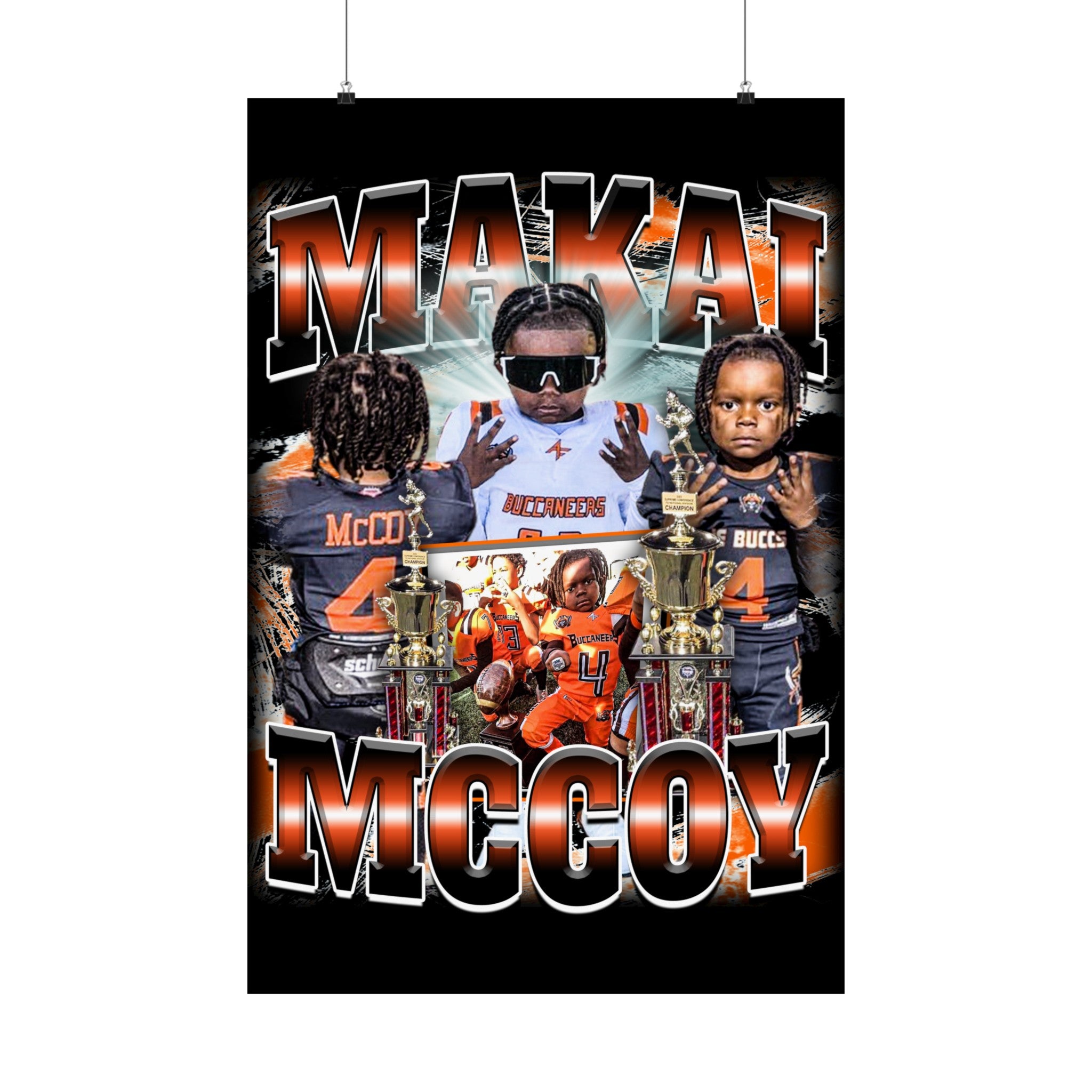 Makai McCoy Poster 24" x 36" – Hometown Hero